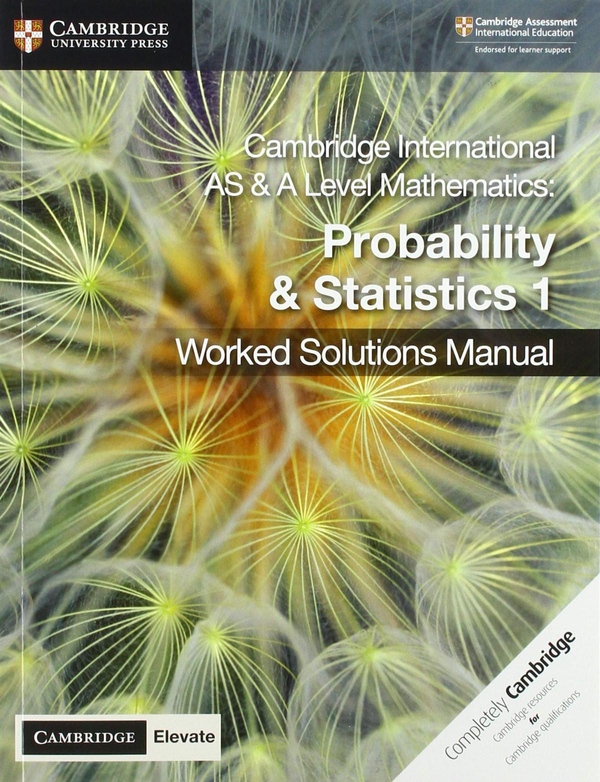 Cambridge international as a level mathematics probability and statistics 1 worked solutions ...