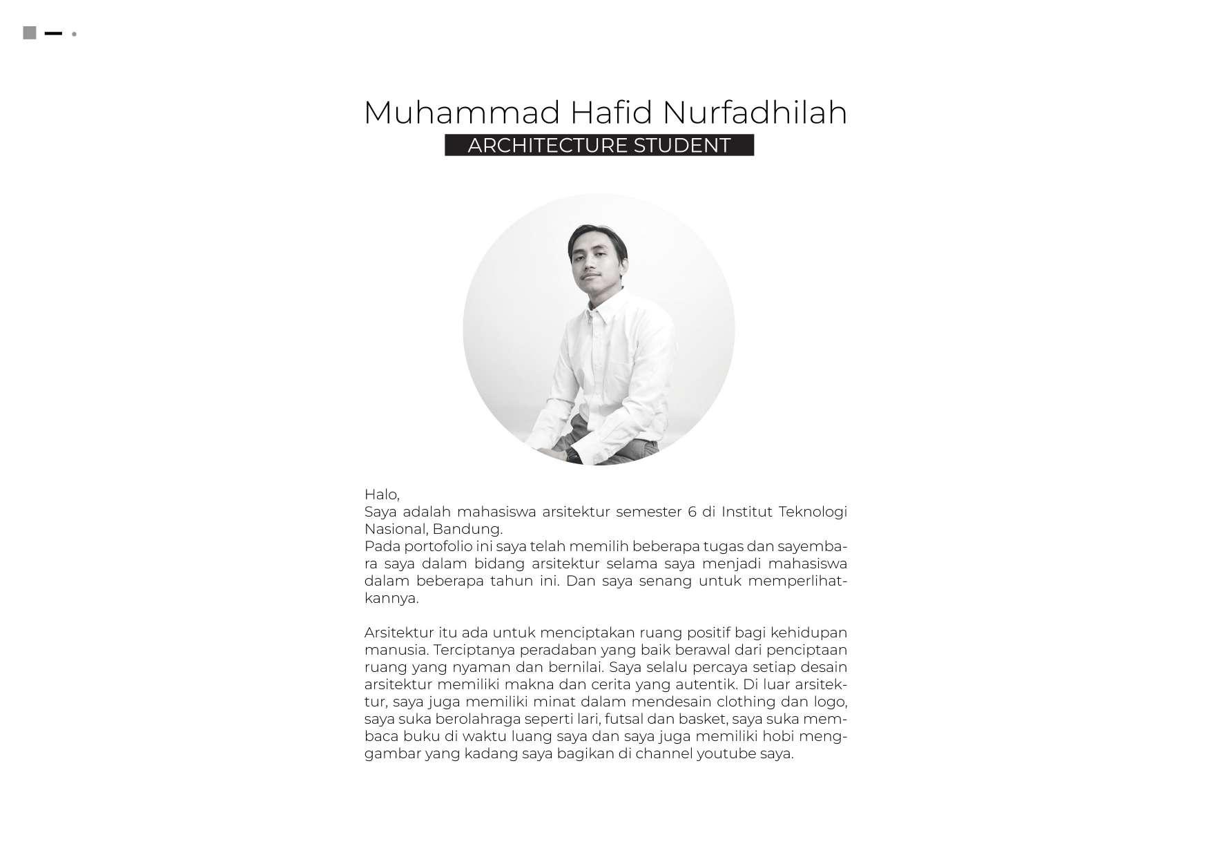 Portofolio Architecture by MUHAMMAD HAFID NURFADHILAH - Issuu