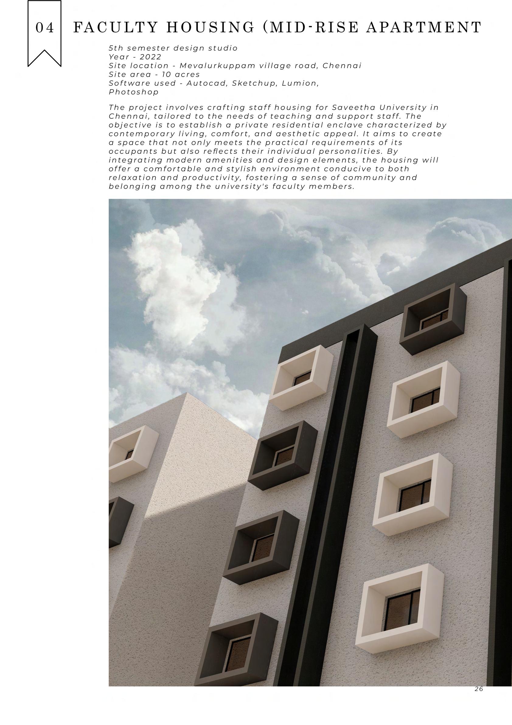 ARCHITECTURE PORTFOLIO | MOHAMED RAYAN | MEASI ACADEMY OF ARCHITECTURE ...