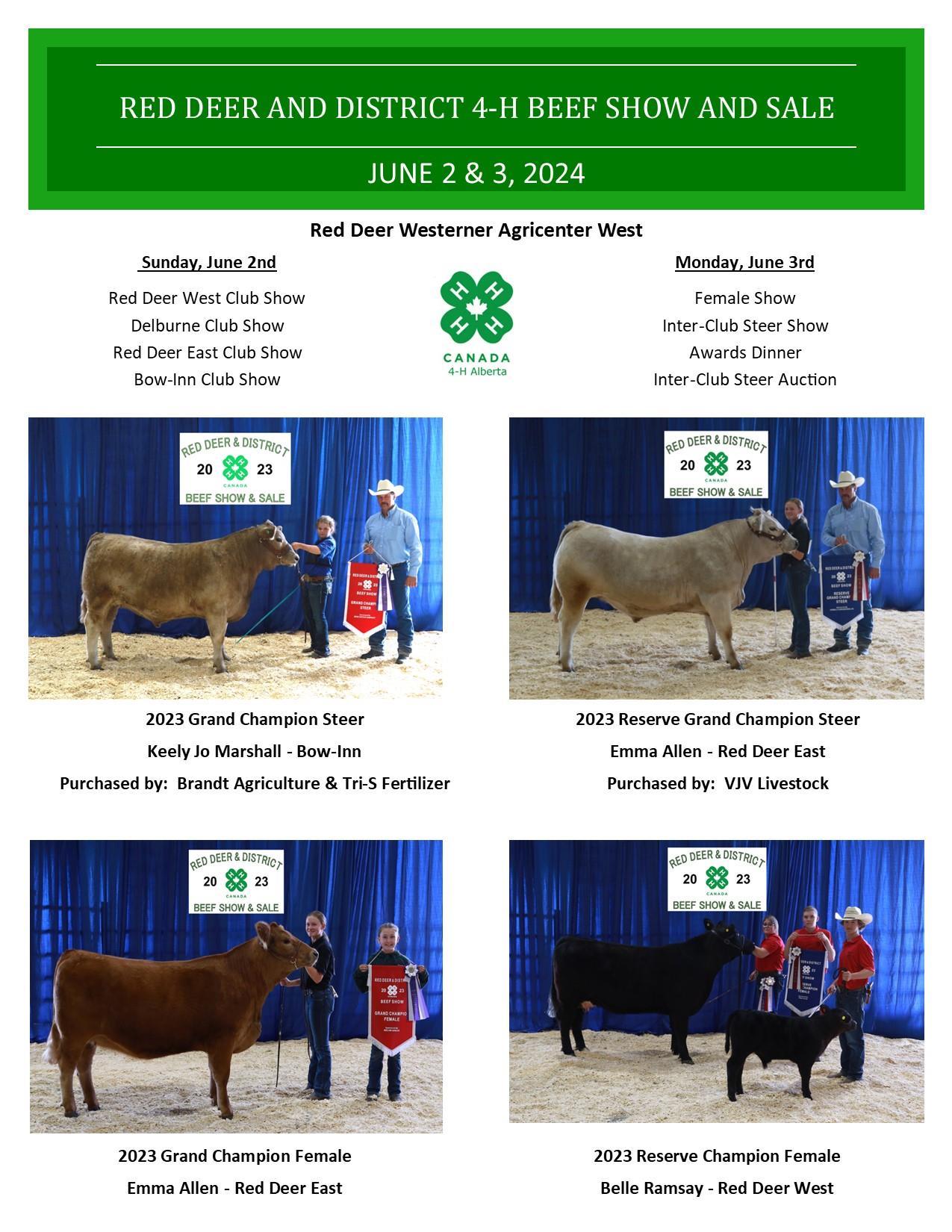Red Deer & District 4-H Beef Show & Sale Catalog 2024 by RedDeerDistrict4HShowandSale - Issuu