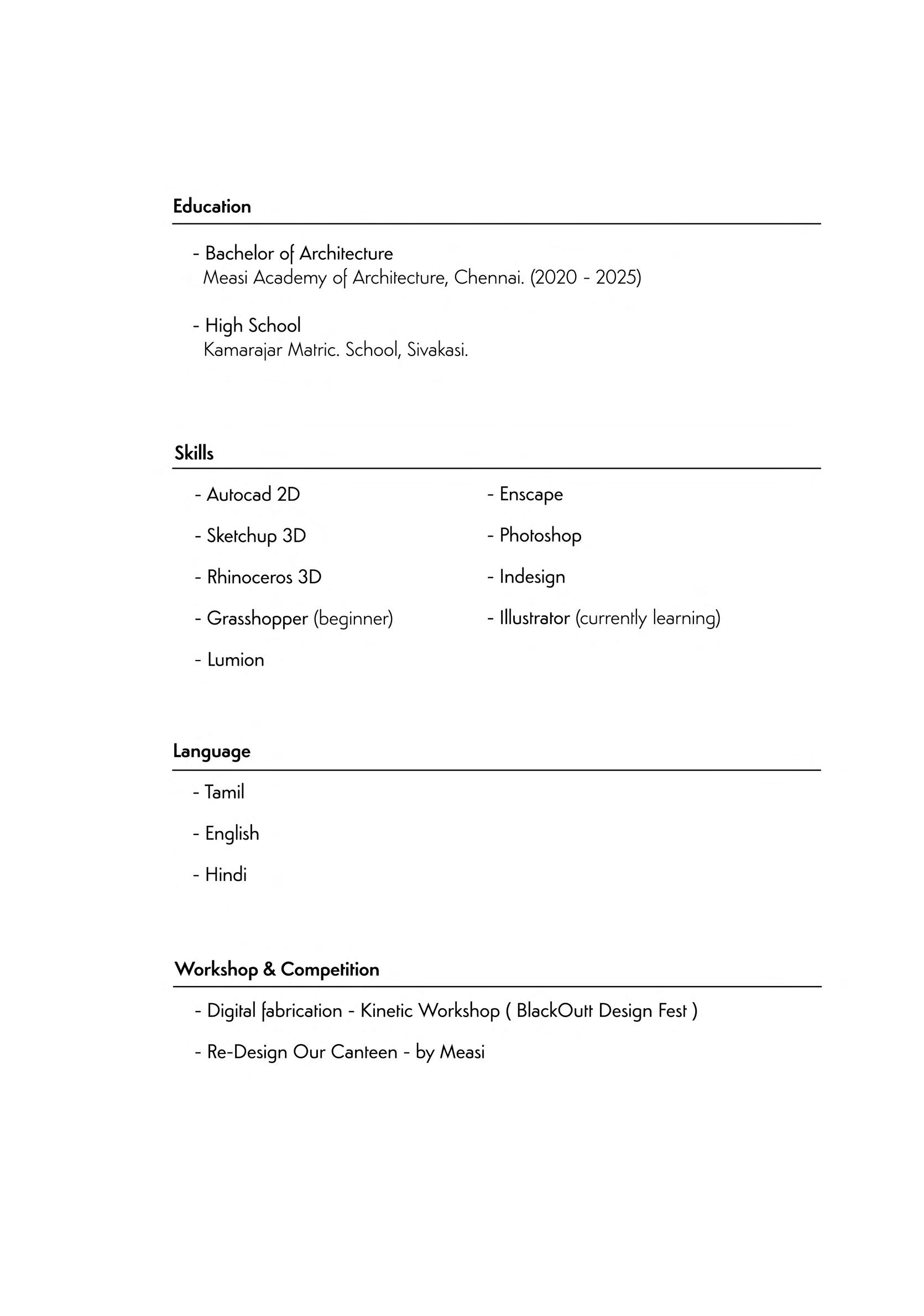 YUVA GANESH | ARCHITECTURE PORTFOLIO (2020-2024) | MEASI by Yuva Ganesh ...