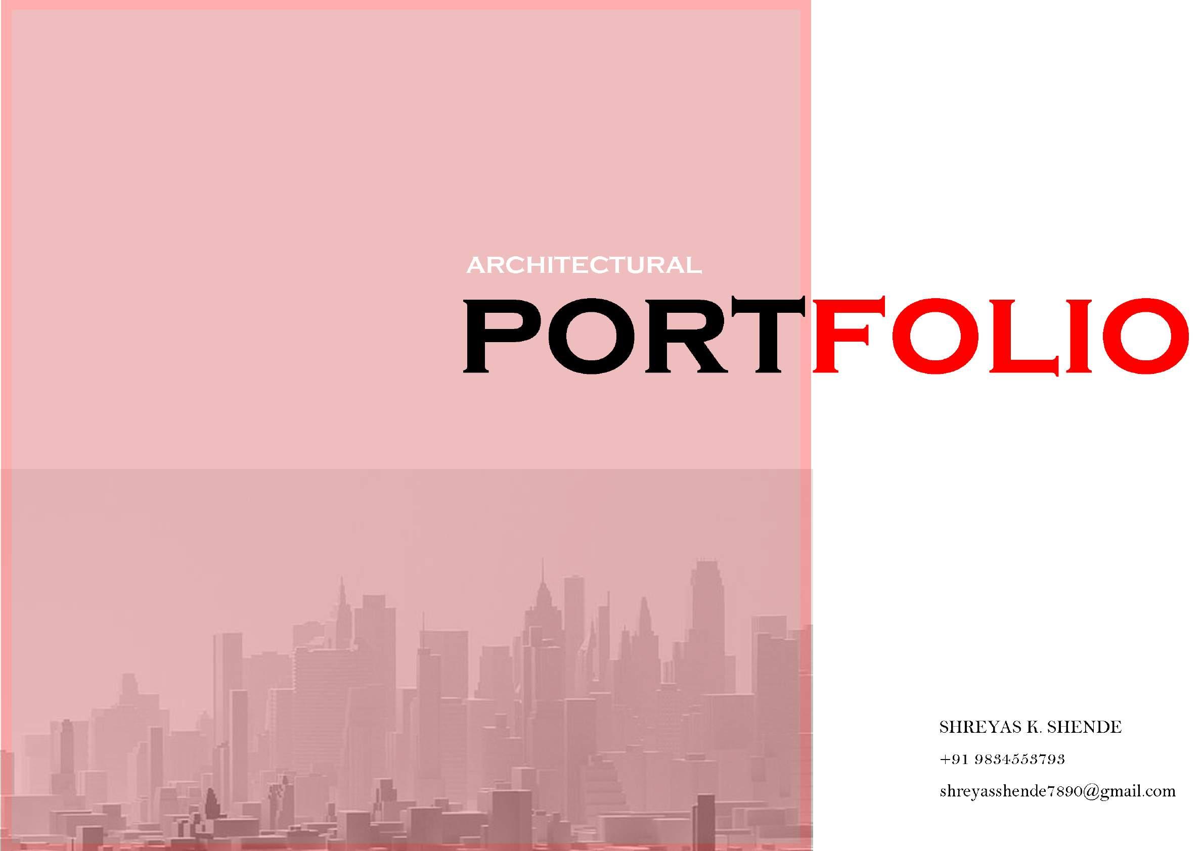 Shreyas Shende Portfolio by Shreyas Shende - Issuu