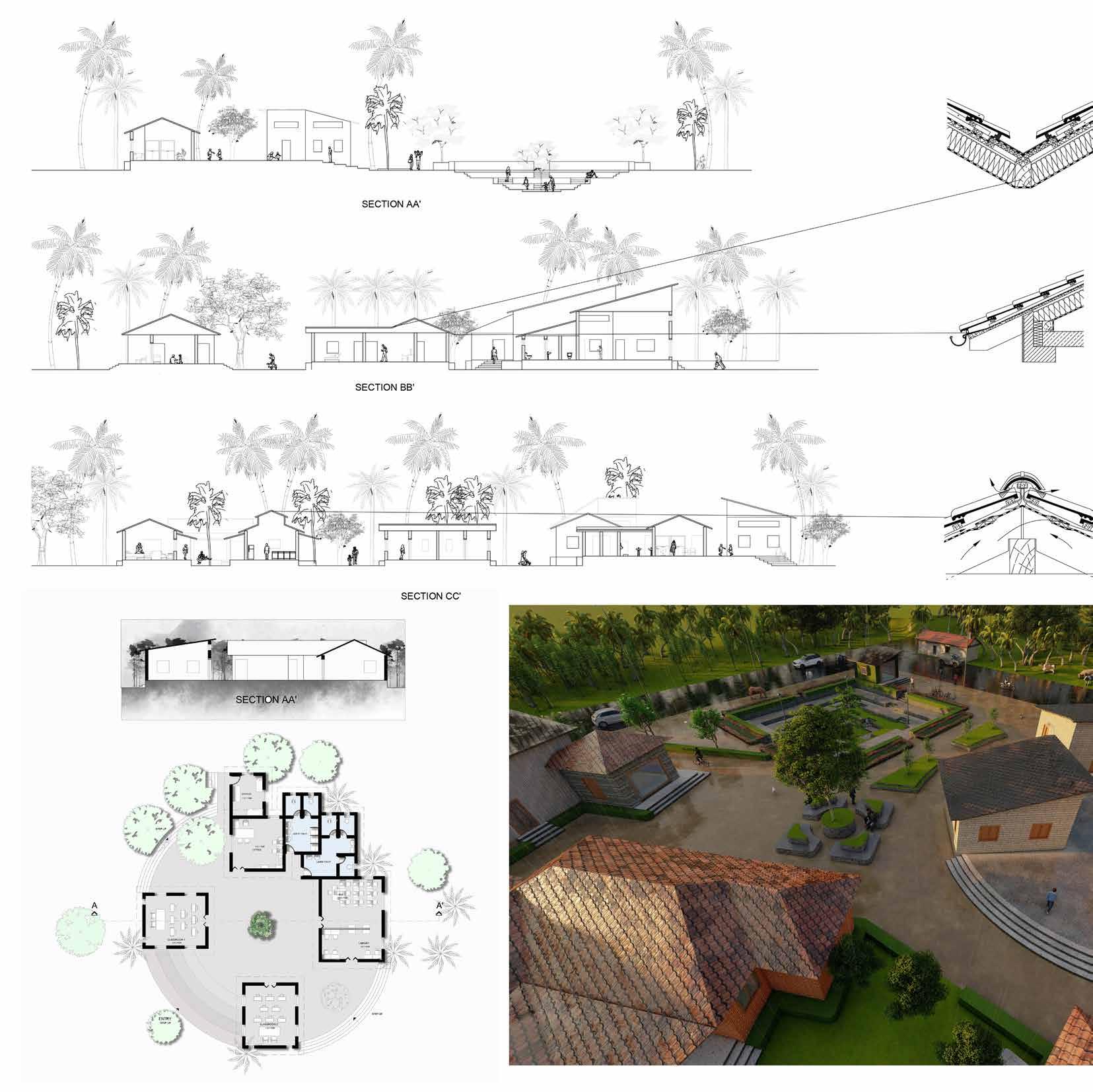 Architecture Portfolio (Brick school of Architecture) Prajwal Gawade by ...