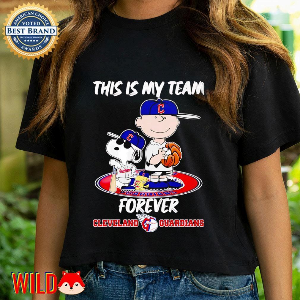 Cleveland Guardians Snoopy and Charlie Brown this is my team forever ...