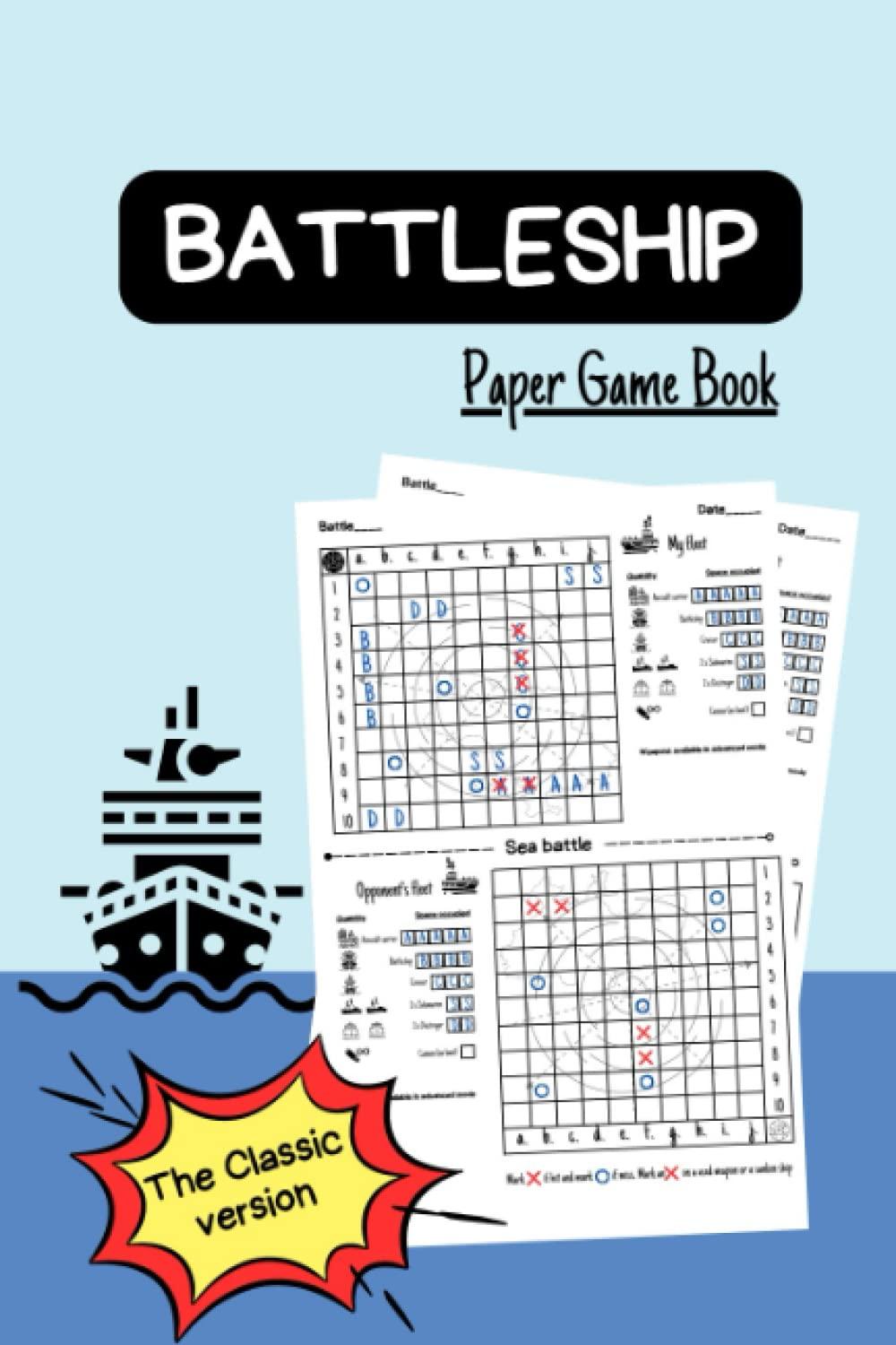 [PDF] READ⚡ Battleship Paper Game: Sea Battle paper book to use with a ...