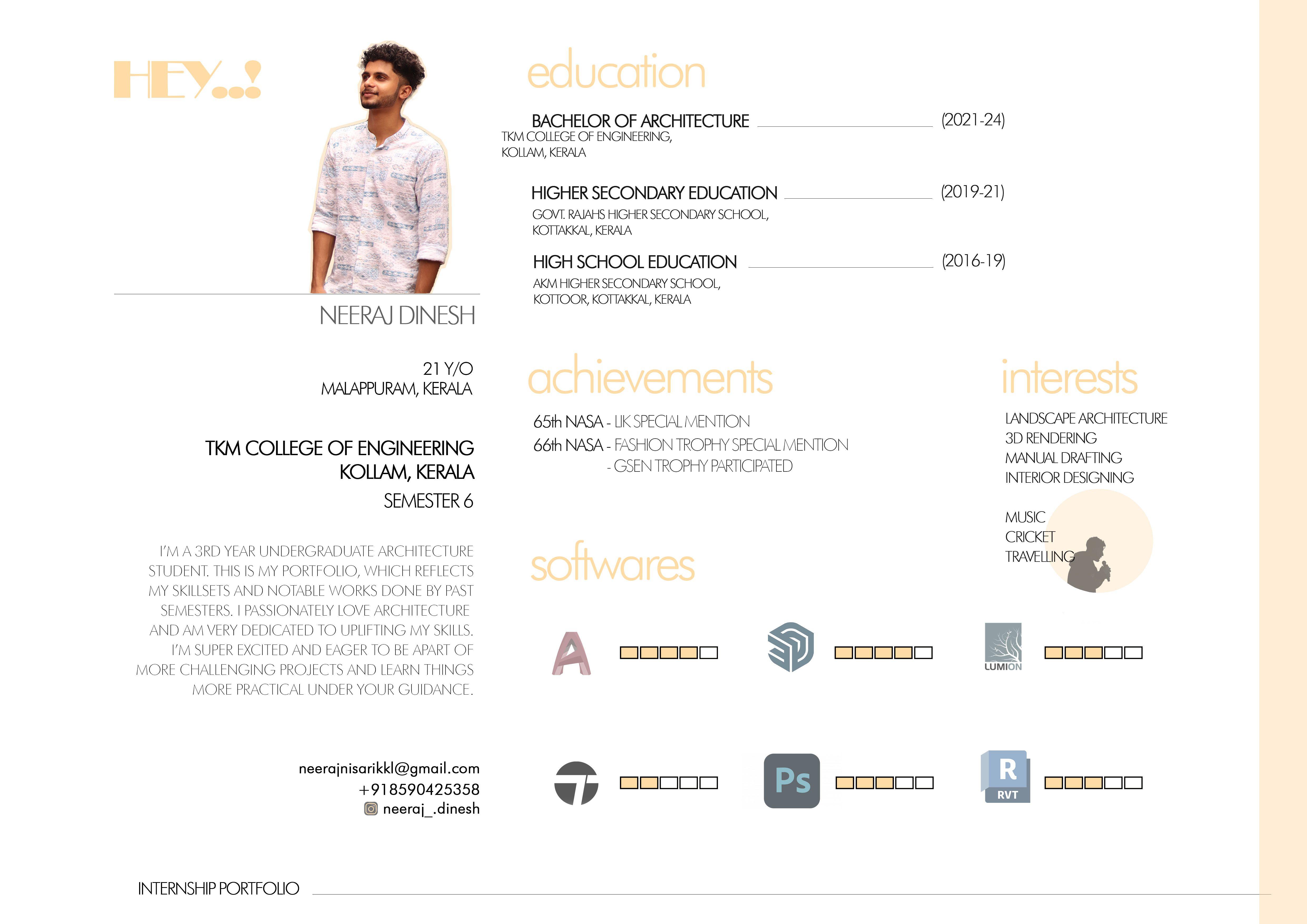 Internship Portfolio - Neeraj Dinesh by Neeraj Dinesh - Issuu