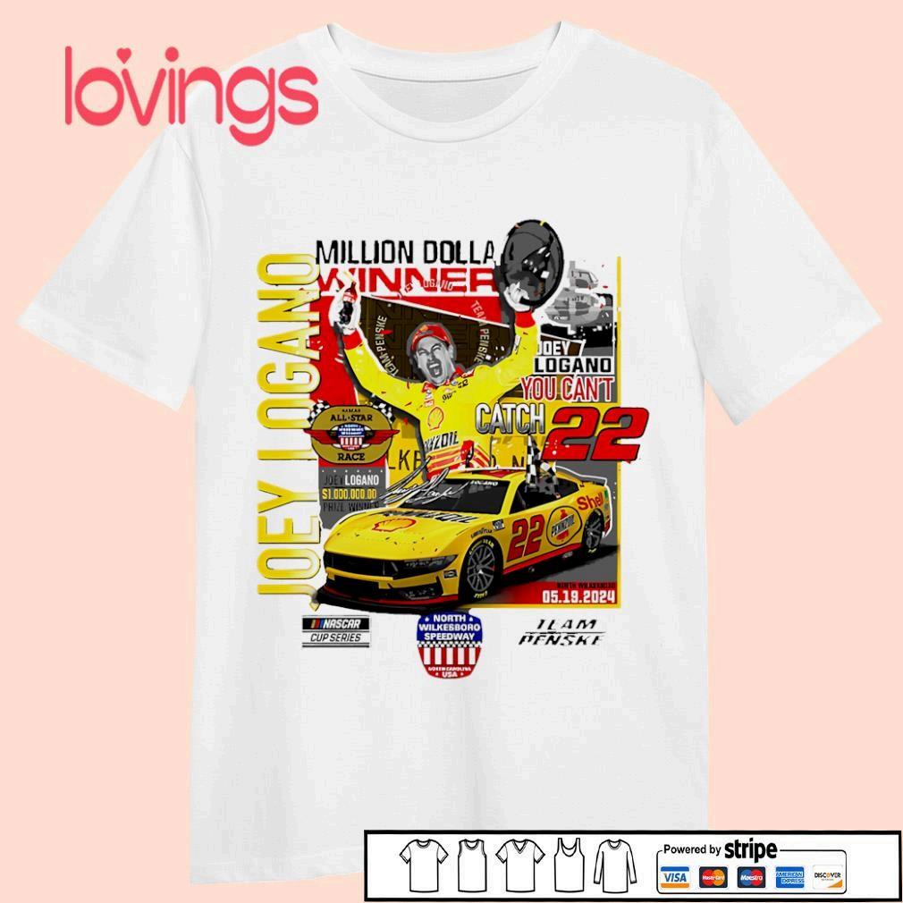 Joey Logano NASCAR Xfinity Series Ford Mustang 22 Race Winner shirt by ...