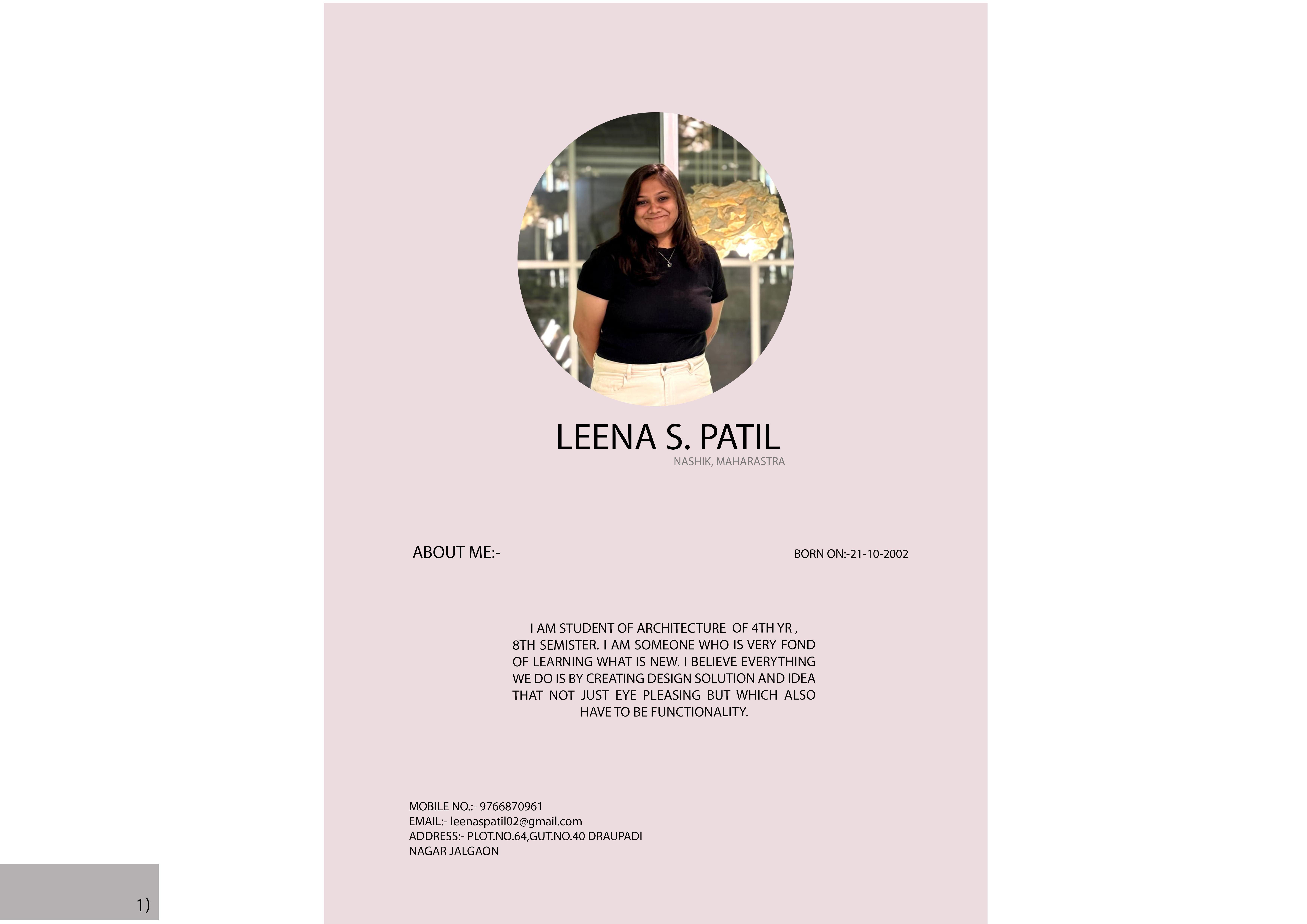 LEENA PATIL by leenaspatil02 - Issuu