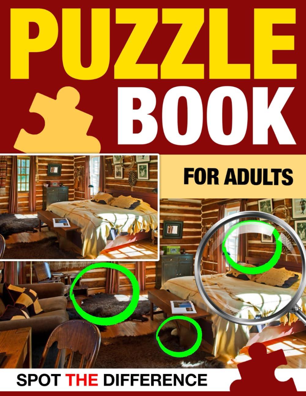 read/download spot the difference puzzle book for adults: spot and fin ...