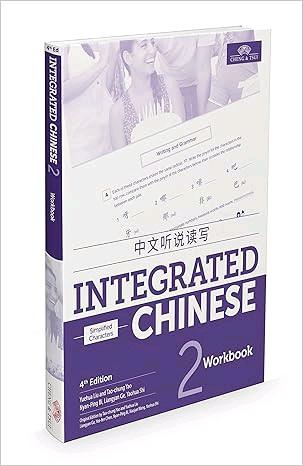 (FREE (PDF) Integrated Chinese 2 Workb by LittleSrdo - Issuu
