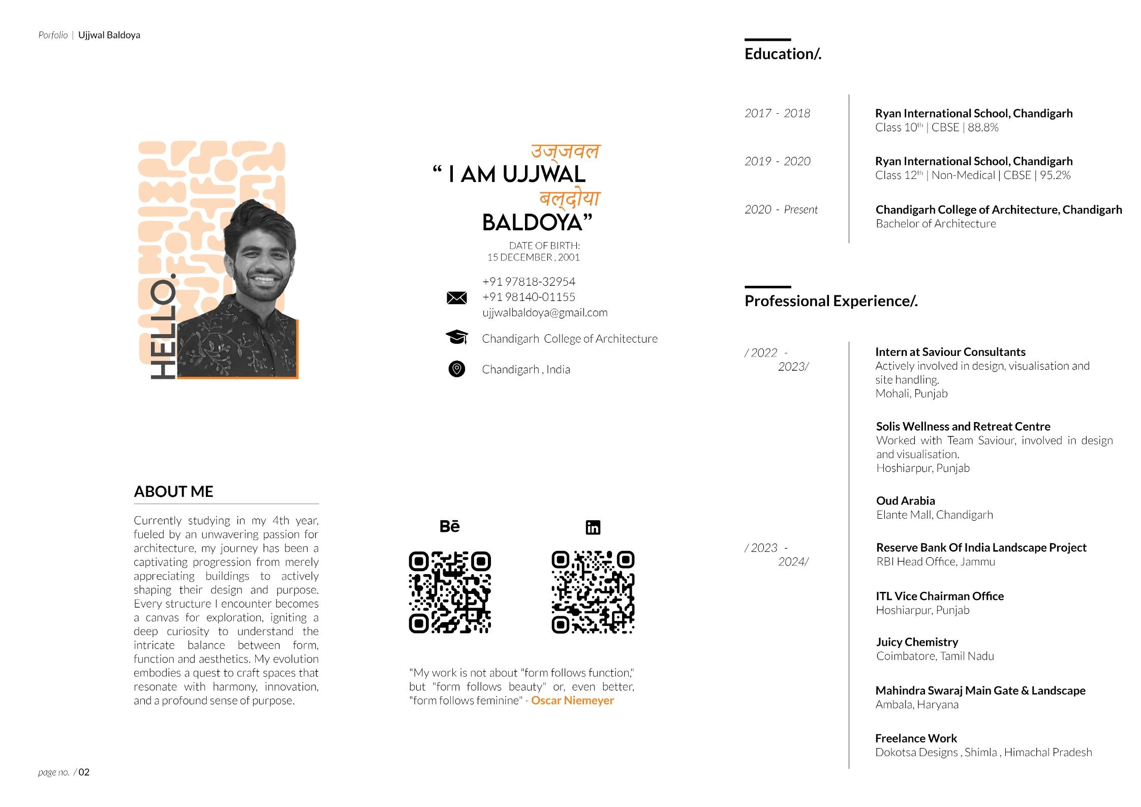 Architecture Portfolio | Ujjwal Baldoya by Ujjwal Baldoya - Issuu