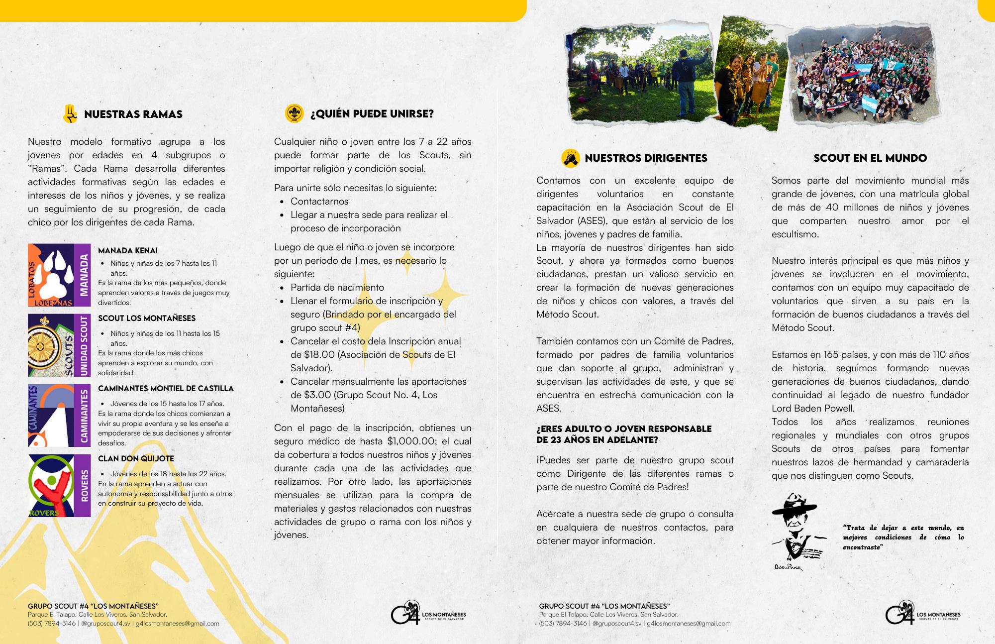 Folleto Díptico - G4 by Fátima valencia - Issuu