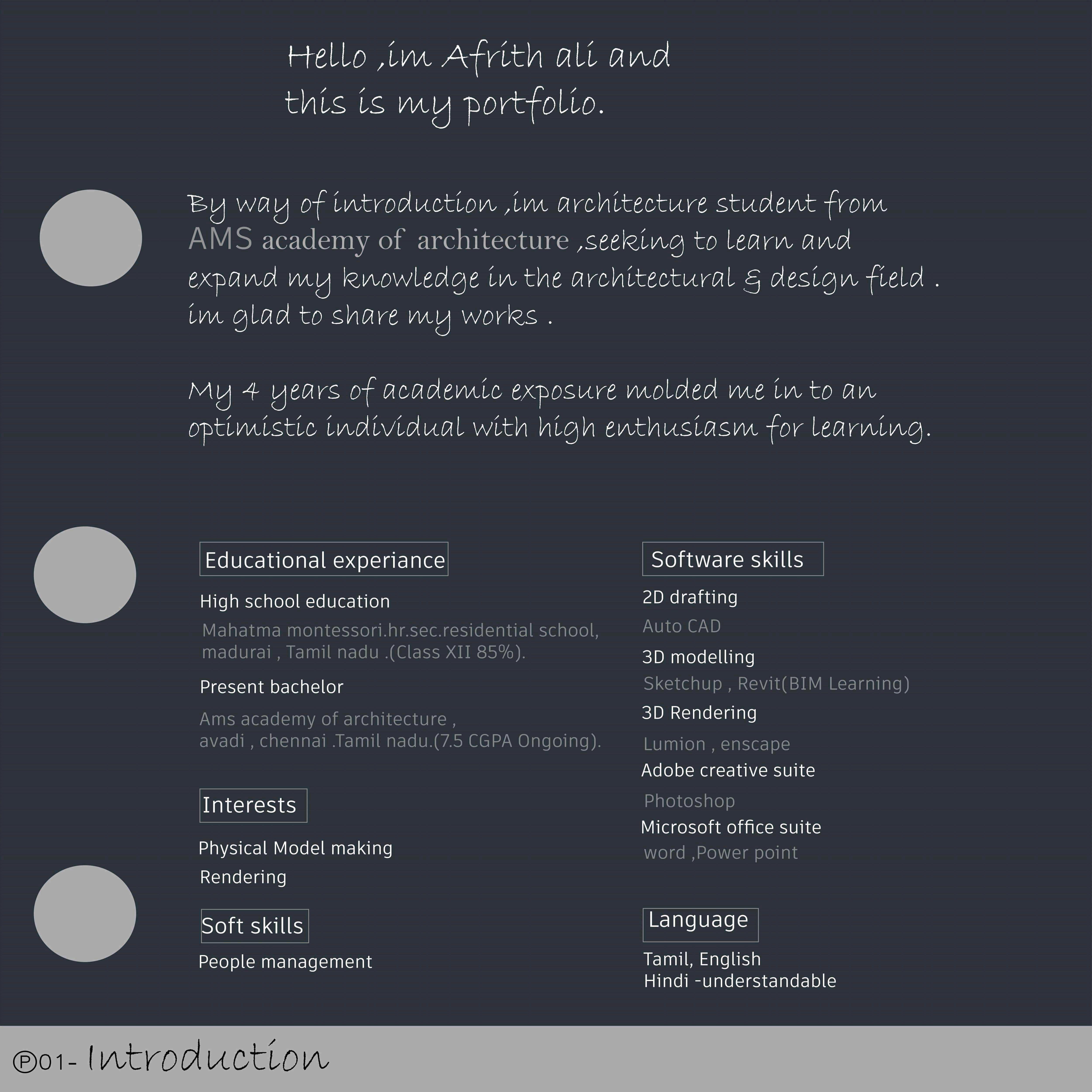 Architectural portfolio - By Afrith ali by afrithali - Issuu