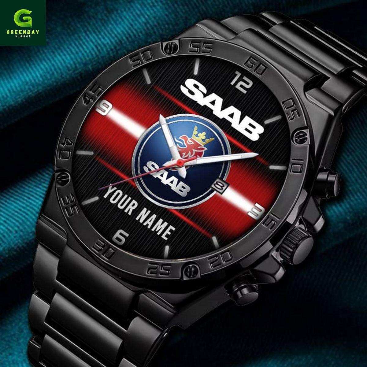 Saab Custom Name Steel Watch by Greenbay clother - Issuu