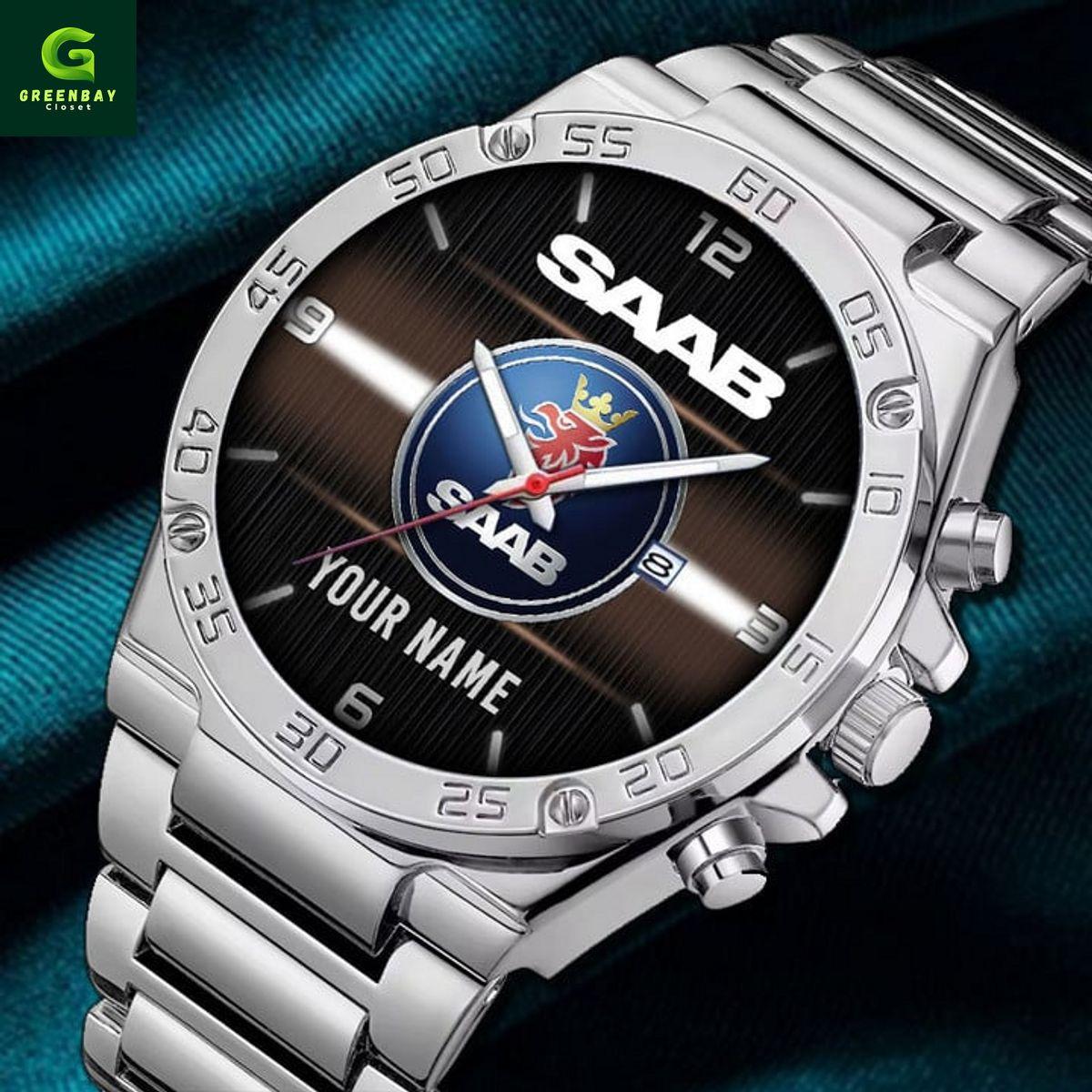 Saab Custom Name Steel Watch by Greenbay clother - Issuu