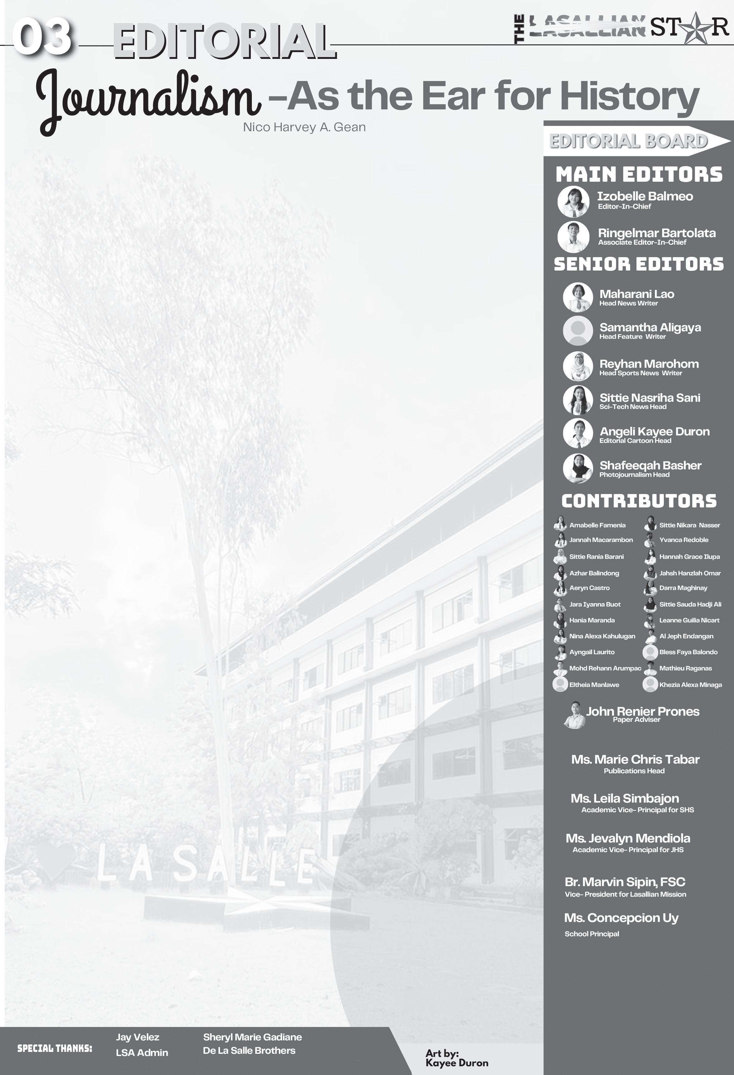 Lasallian Star Vol. 21 No. 1 by Lasallian Star - Issuu