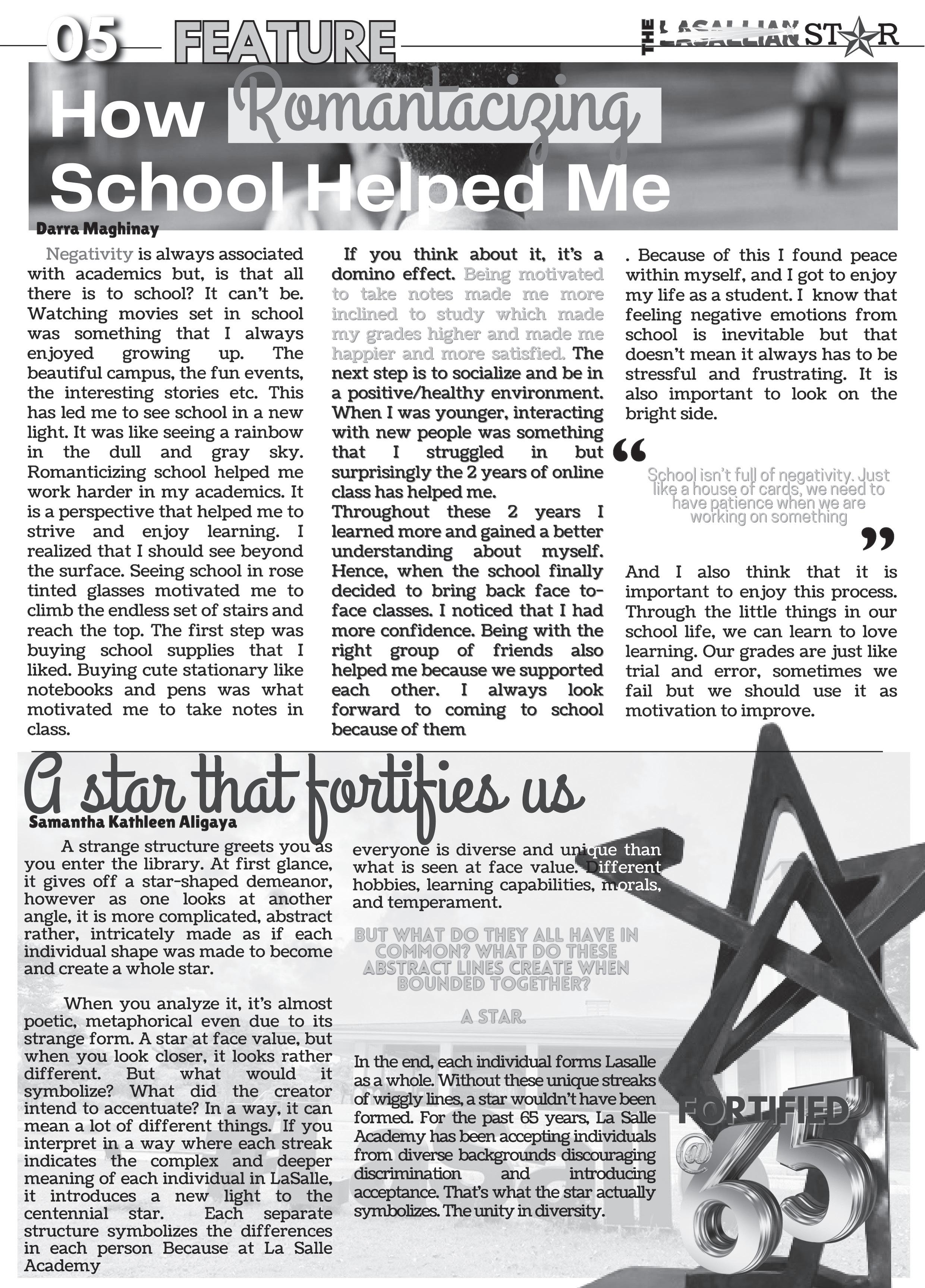 Lasallian Star Vol. 21 No. 1 by Lasallian Star - Issuu