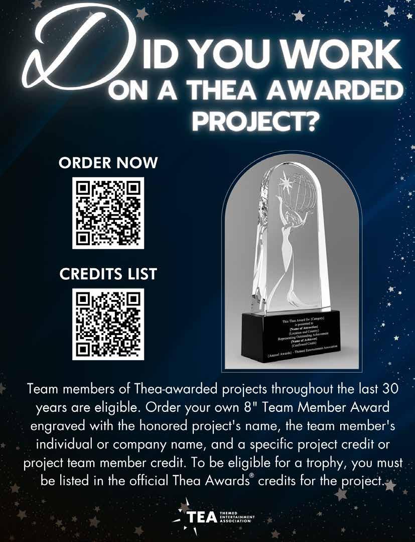 The 30th Annual TEA Thea Awards Program by Themed Entertainment Association - Issuu