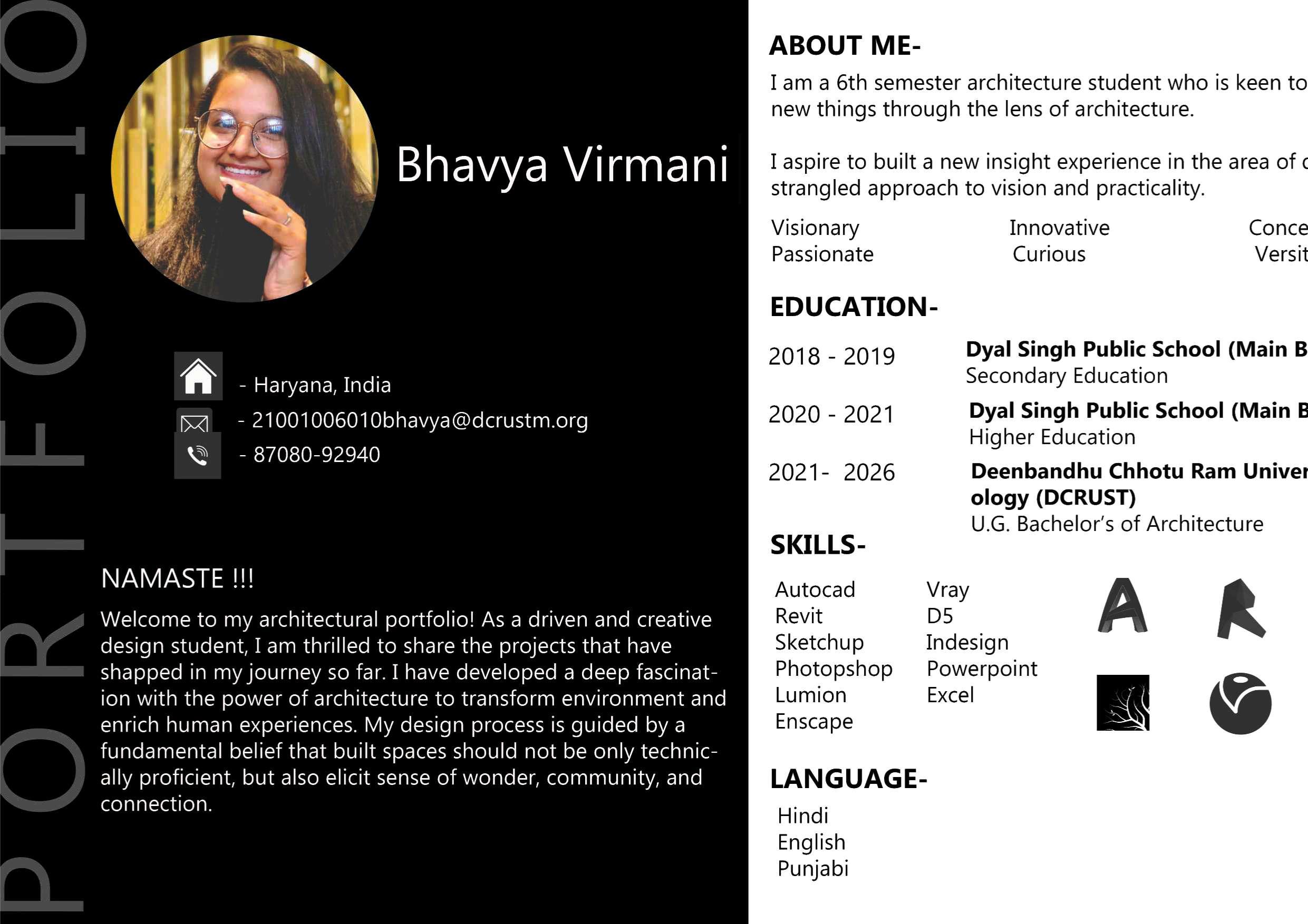 U.G. ARCHITECTURE PORTFOLIO by Bhavya Virmani - Issuu