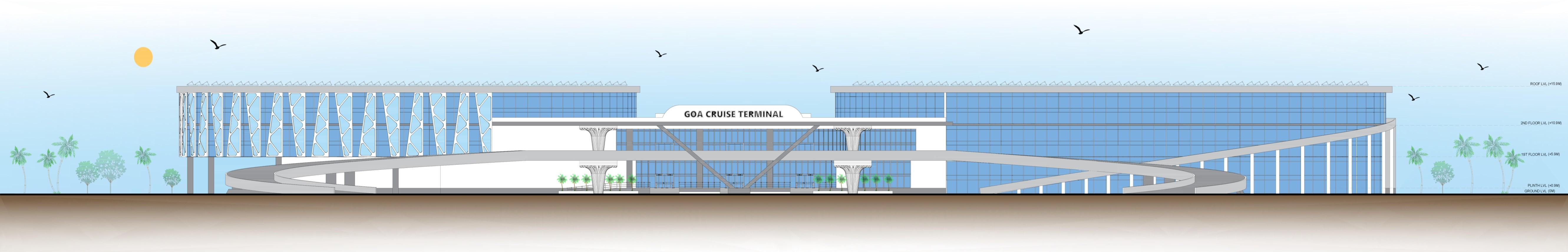 Goa Cruise Terminal Architectural Design Project | Shriraj Dangat ...