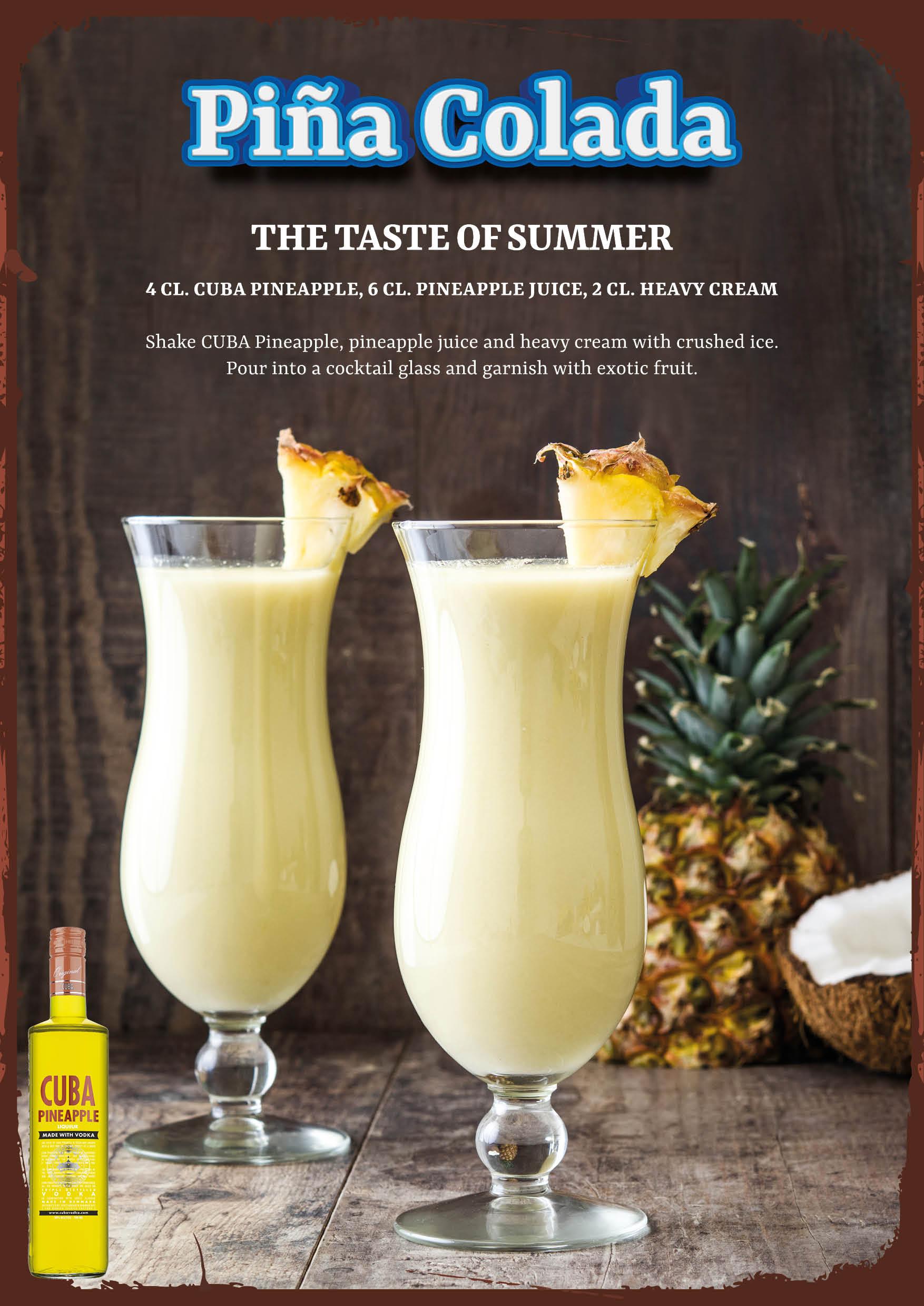 CUBA VODKA - drinks brochure by Spritfabrikken Danmark - The Danish Spirits Factory - Issuu