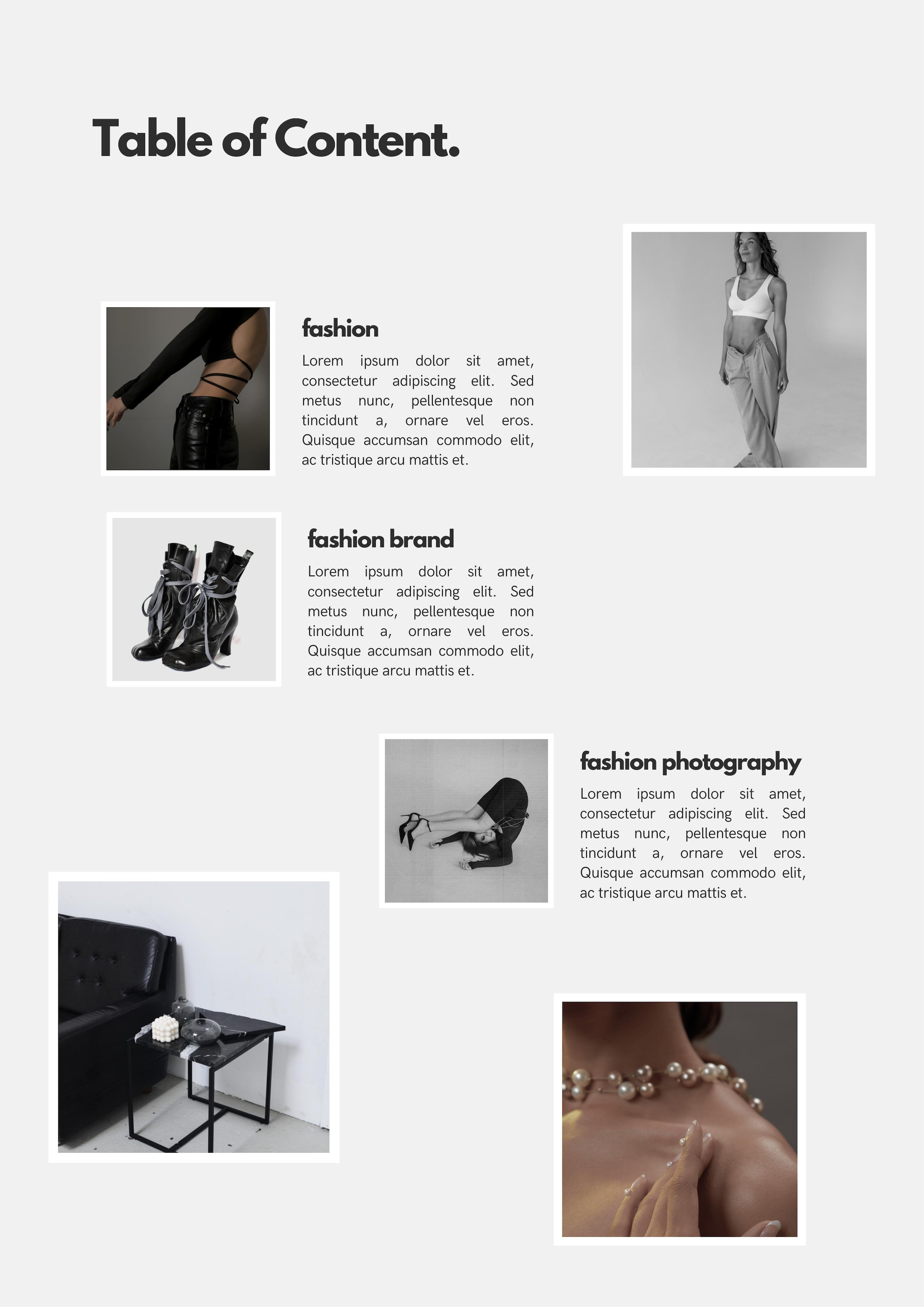 Aesthetic Trendy Fashion Magazine Template by Aleksandra Chubar - Issuu