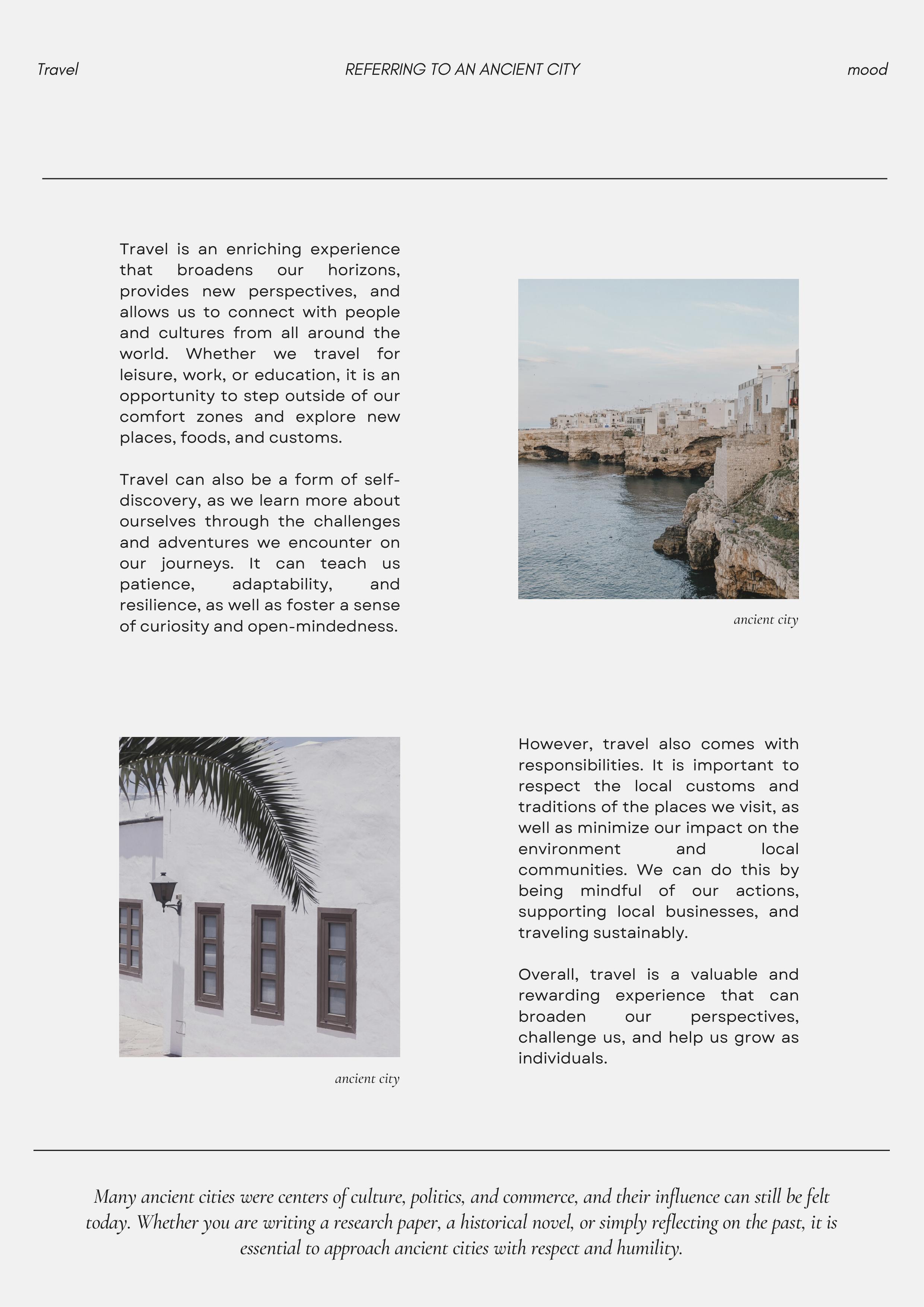 Beige Aesthetic Modern Simple Minimalist Magazine by Aleksandra Chubar ...