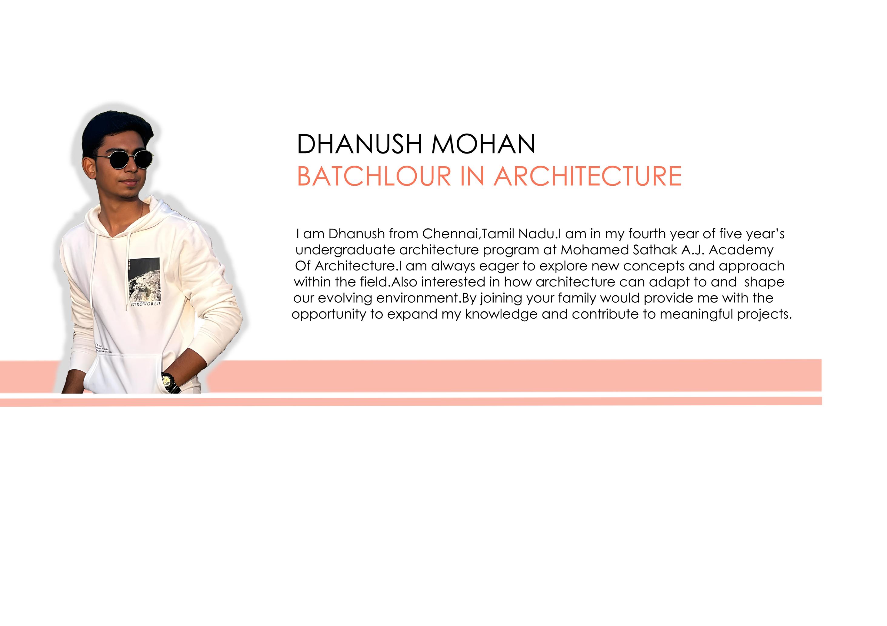 Dhanush Mohan by Dhanush.M - Issuu