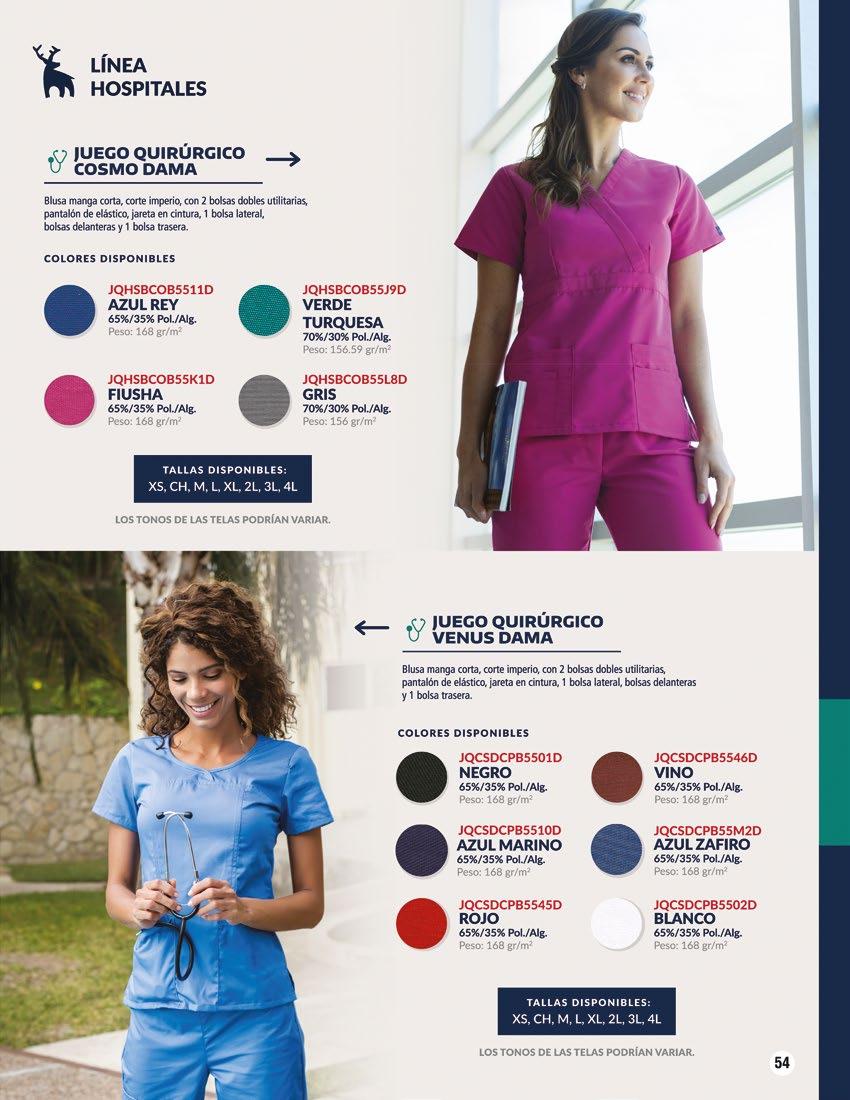 Catálogo Uniformes Unitam 2024 - Ejecutivos, Industriales, Médicos ...