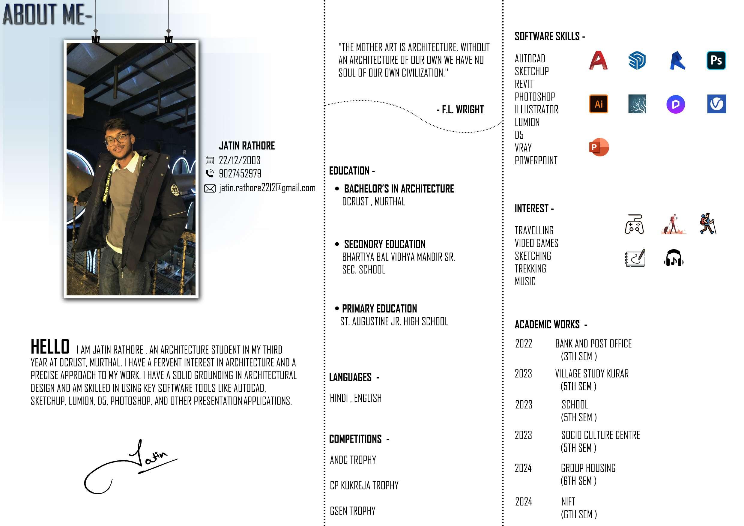 ARCHITECTURAL PORTFOLIO 2021-2024 | JATIN RATHORE by Jatin Rathore - Issuu