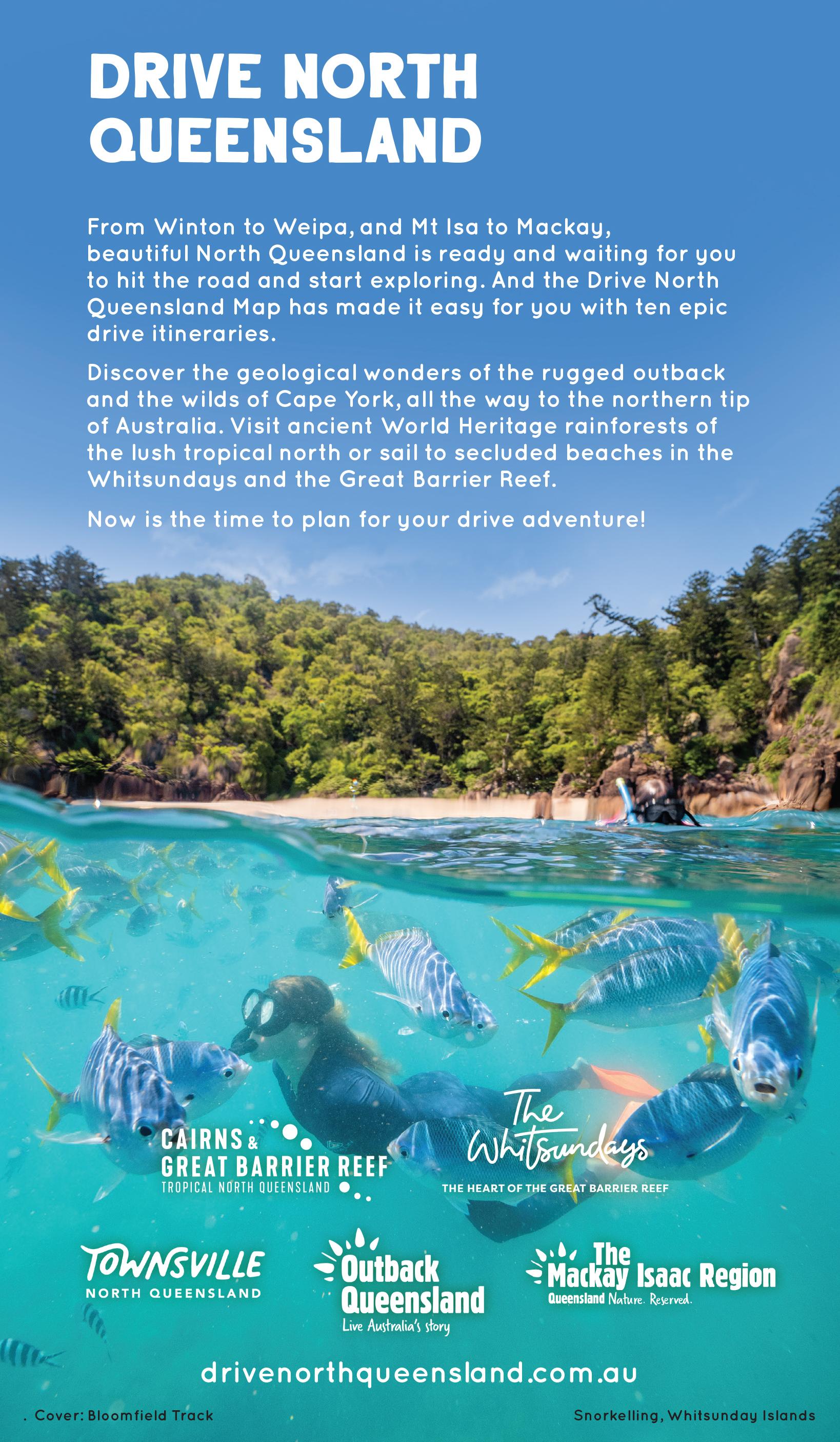 Drive North Queensland Map 2024 by Australian Tourist Publications - Issuu