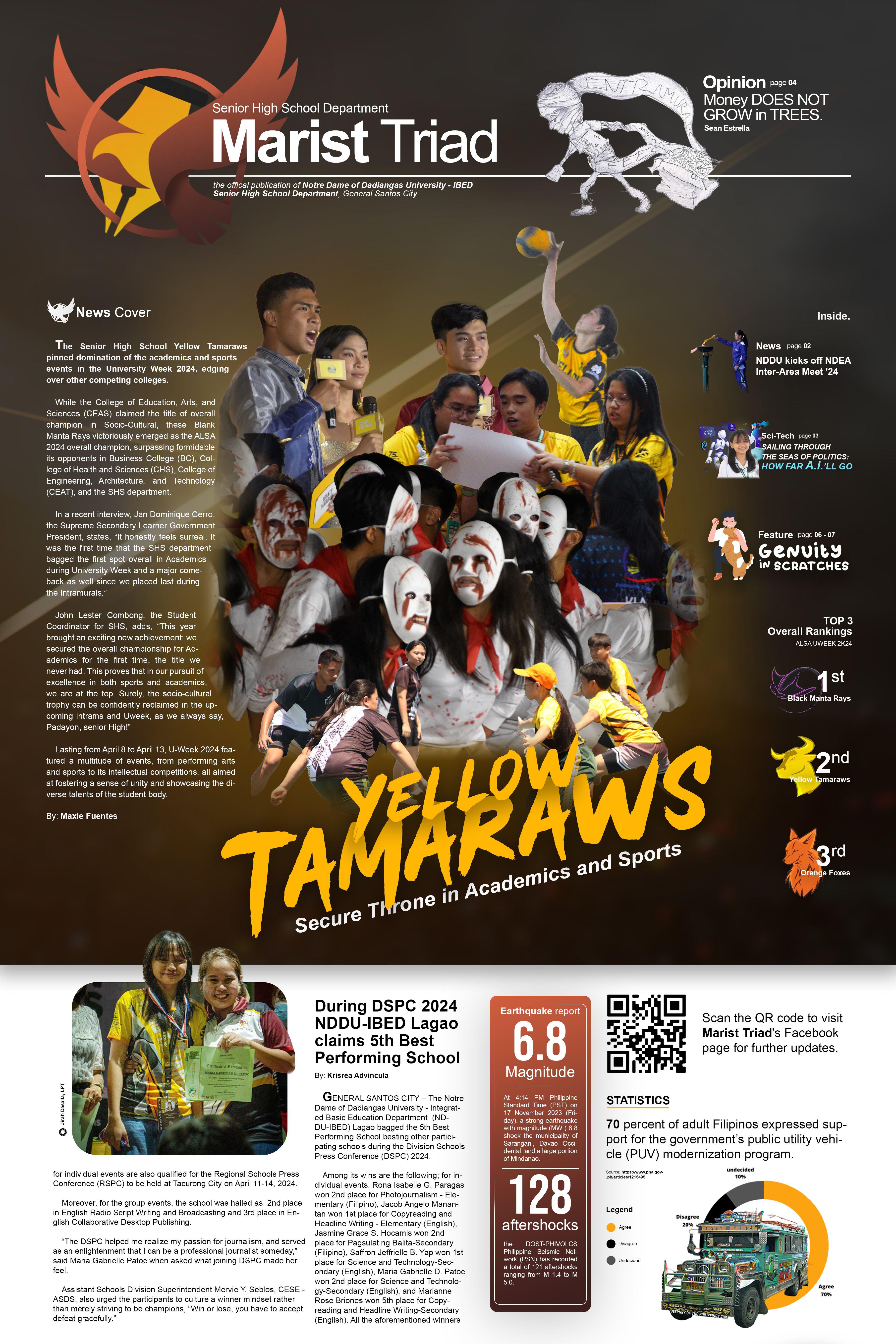 Marist Triad | School Paper Version 2 | SY: 2023 - 2024 by MARIST TRIAD ...