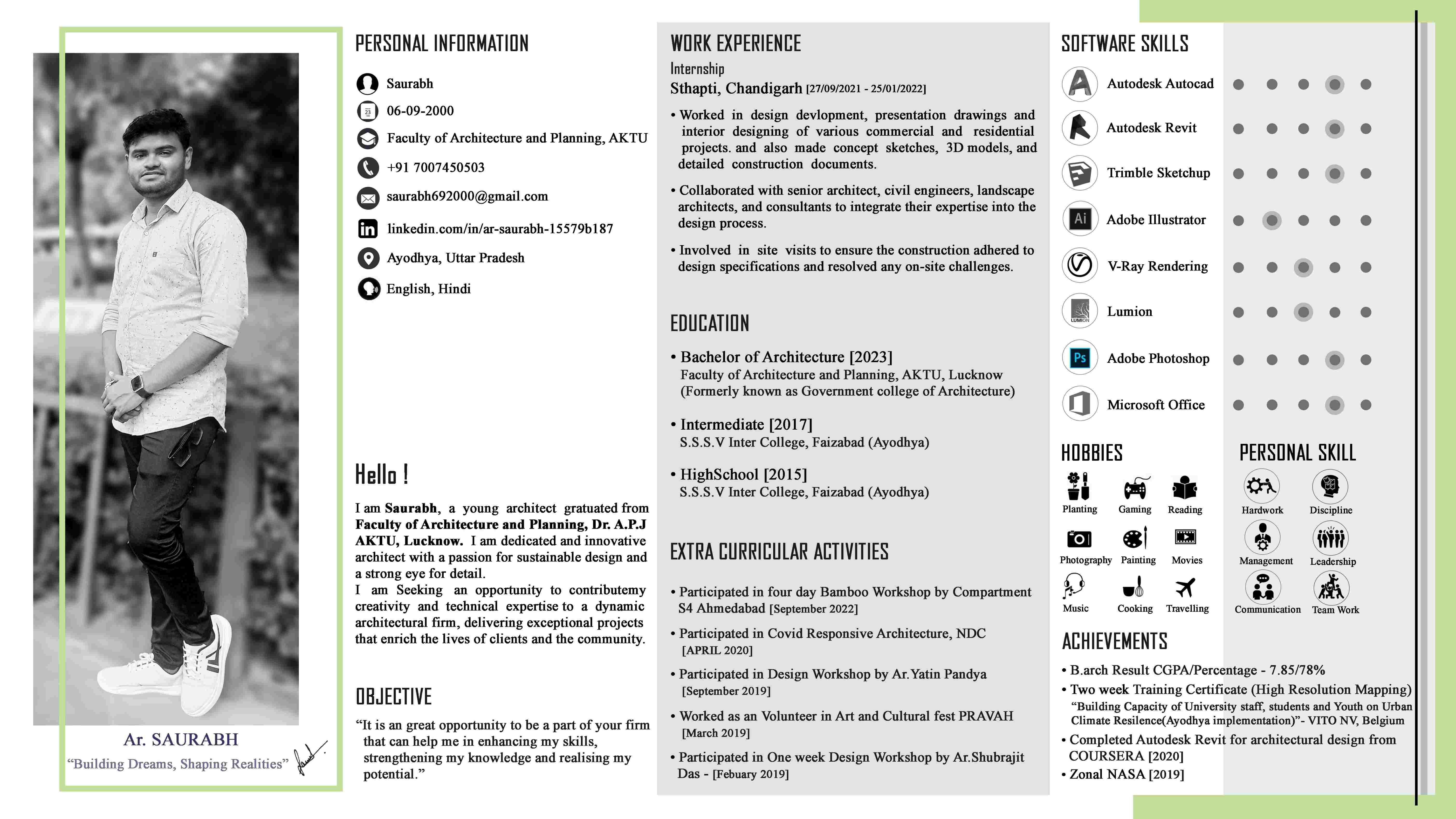 Architectural Portfolio B.Arch (2018-2023) by Ar.Saurabh - Issuu