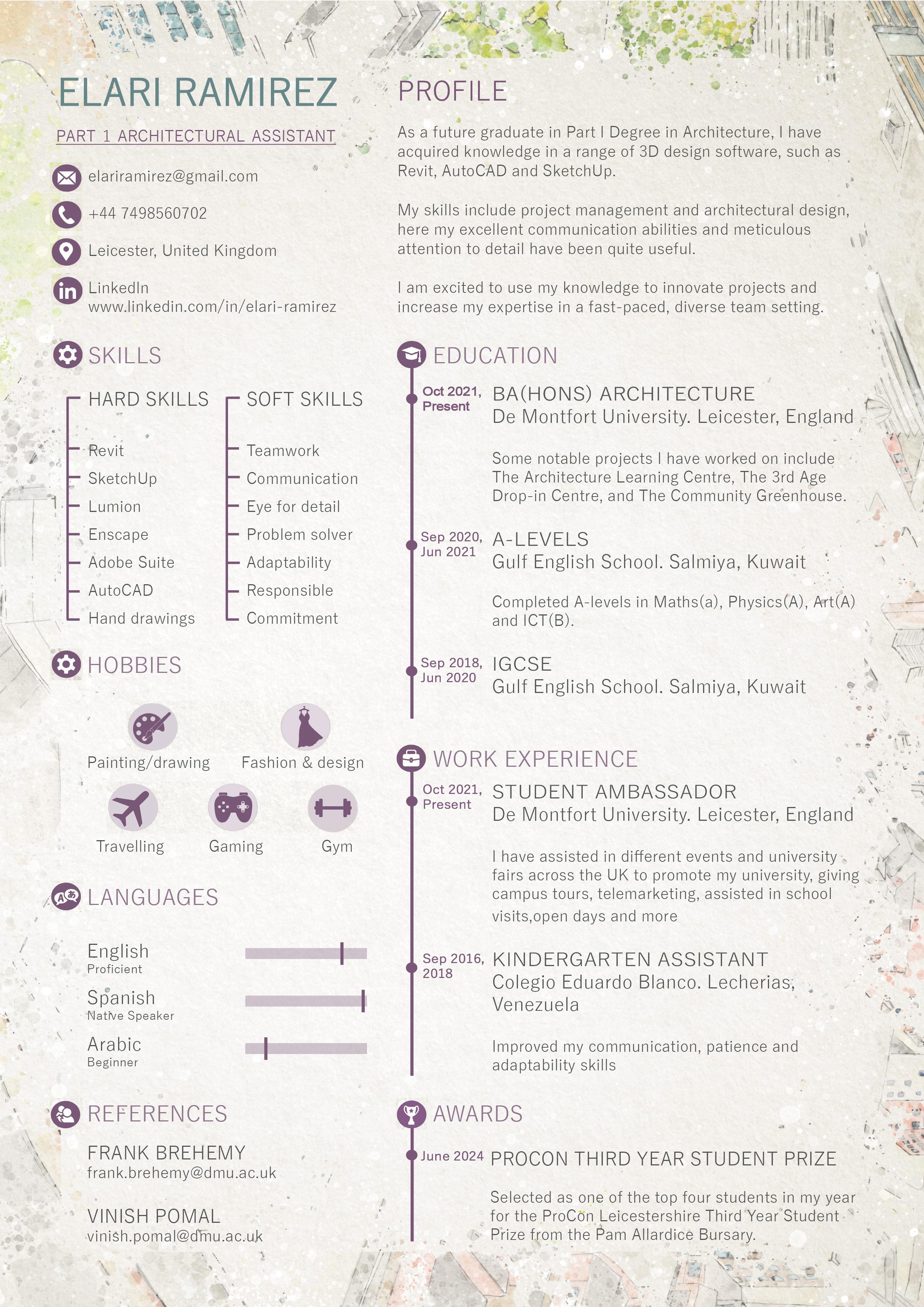 Part 1 Architectural Assistant Portfolio by Elari_Ramirez - Issuu