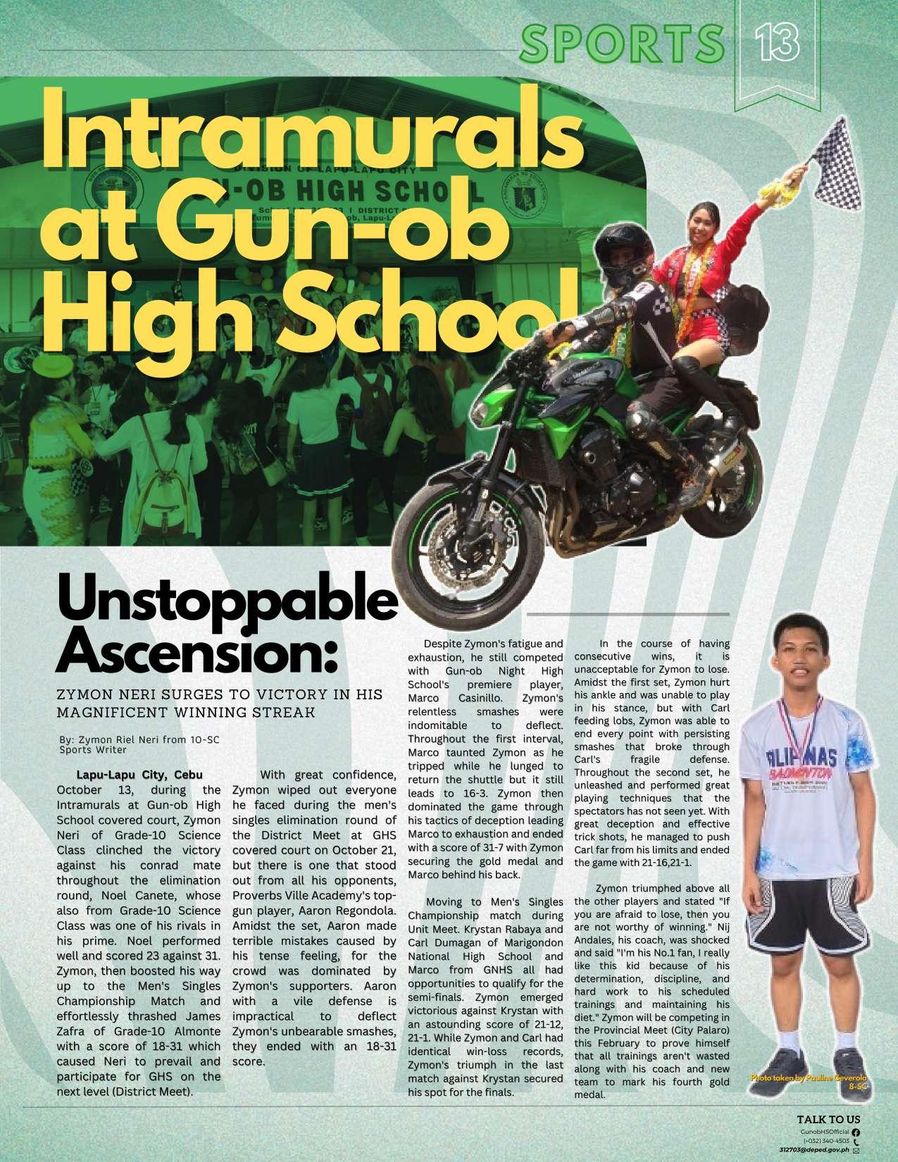 GHS: School Publication | Volume 1 Issue 1 by Syrus - Issuu