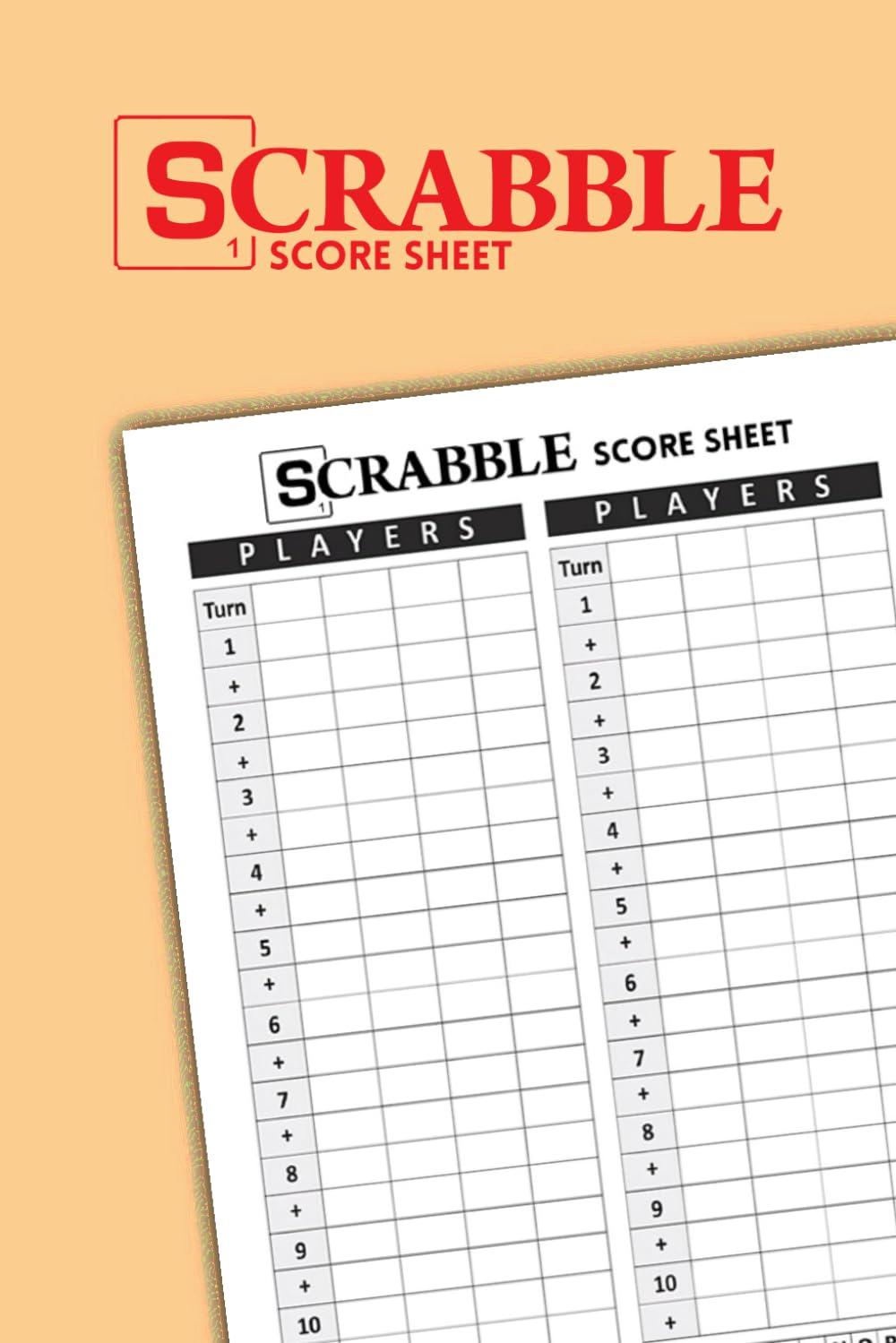 Download PDF Scrabble Score Sheets: Keep Track of Your Words and Win ...