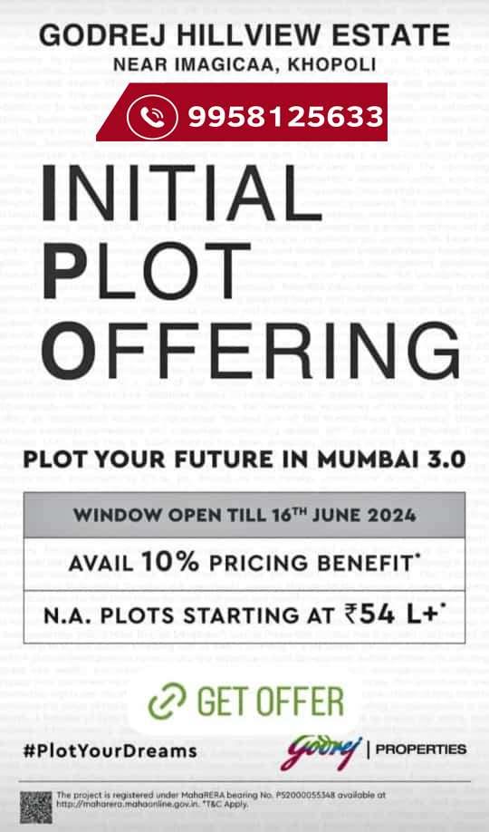 Godrej Hillview Estate Imegicaa Mumbai! Pre Launch Offer by Godrej ...