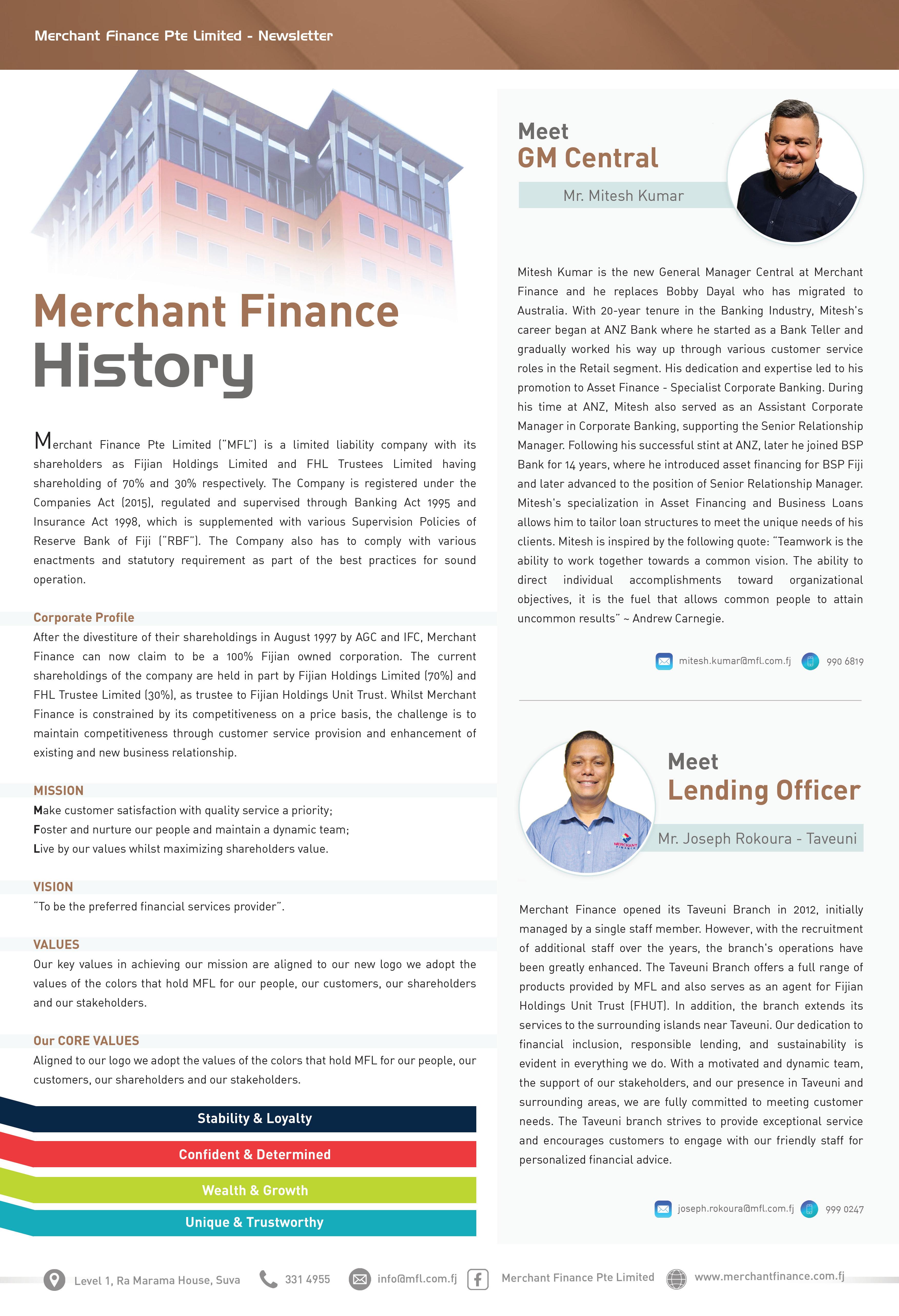 Merchant Finance Newsletter by www.merchantfinance.com.fj - Issuu