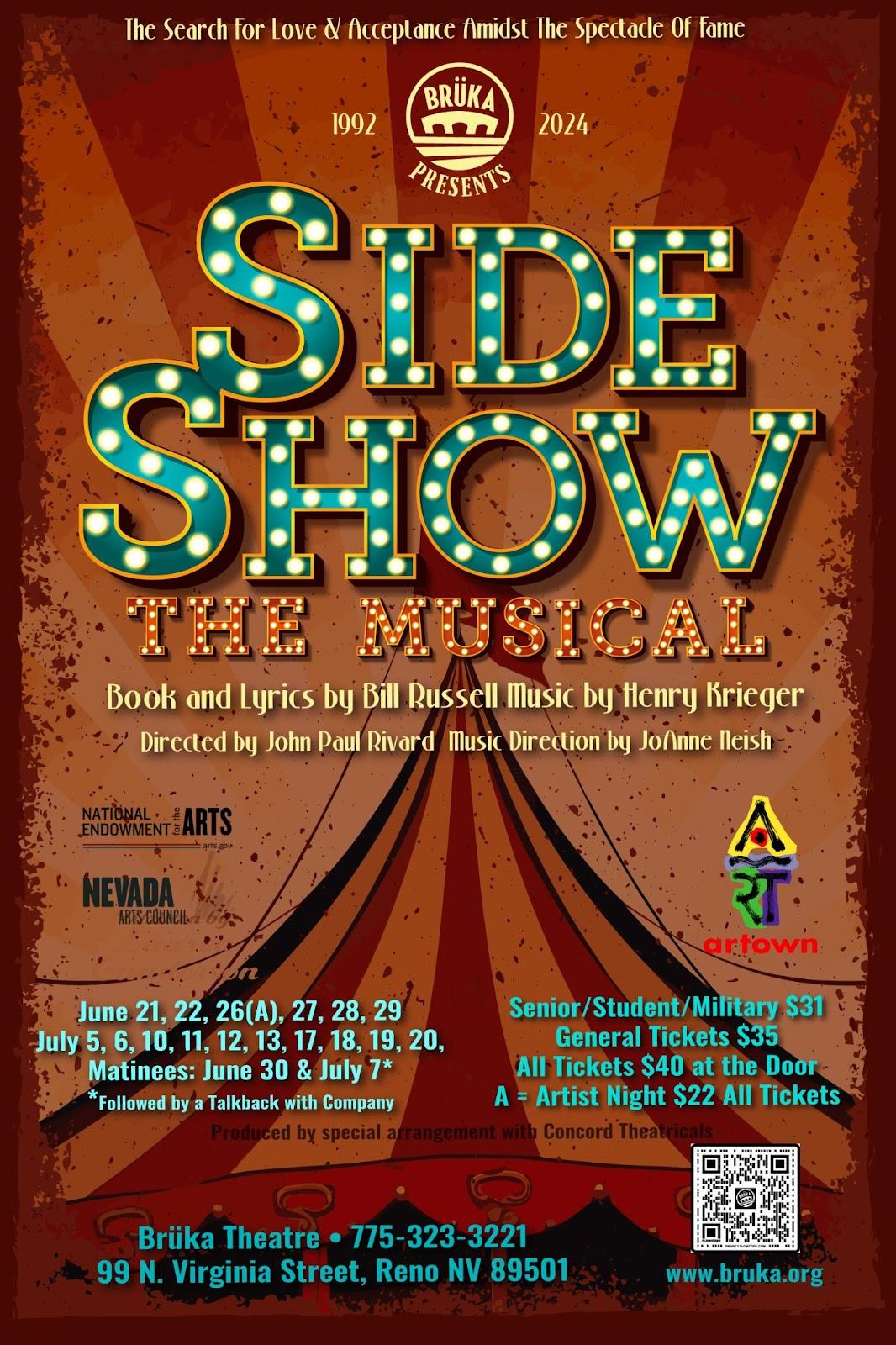 SIDE SHOW THE MUSICAL PROGRAM by Mary Bennett - Issuu