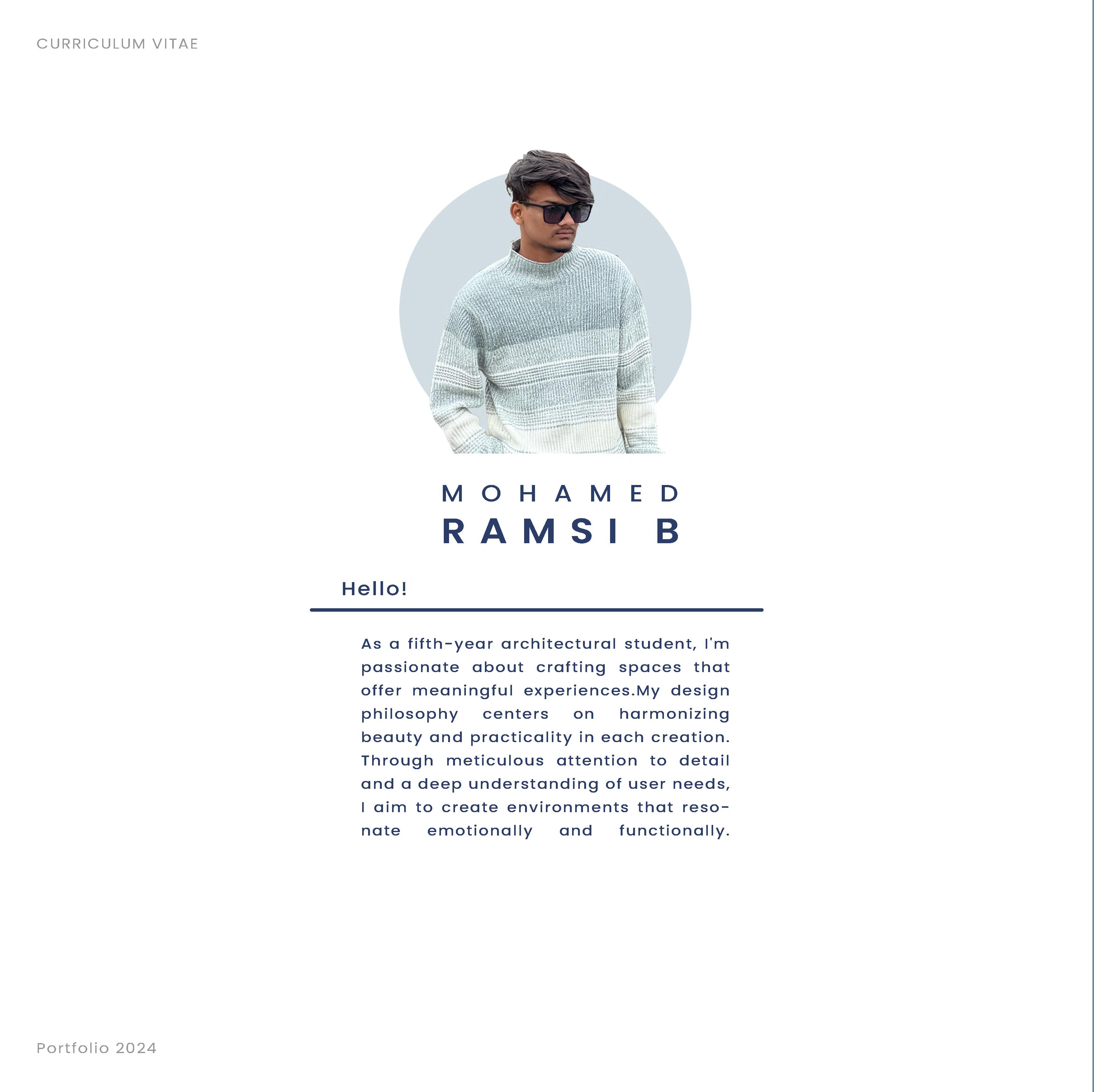 Mohamed Ramsi - UG Architecture Portfolio by mohamedramsi - Issuu