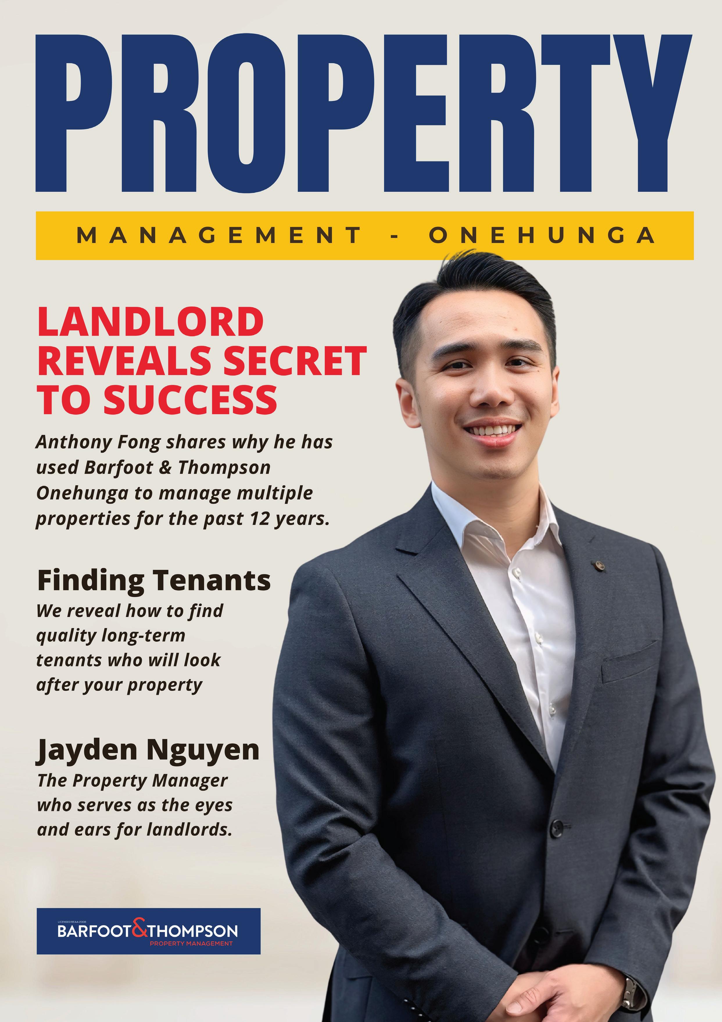 Barfoot & Thompson Onehunga - Property Management by Ken Robinson - Issuu