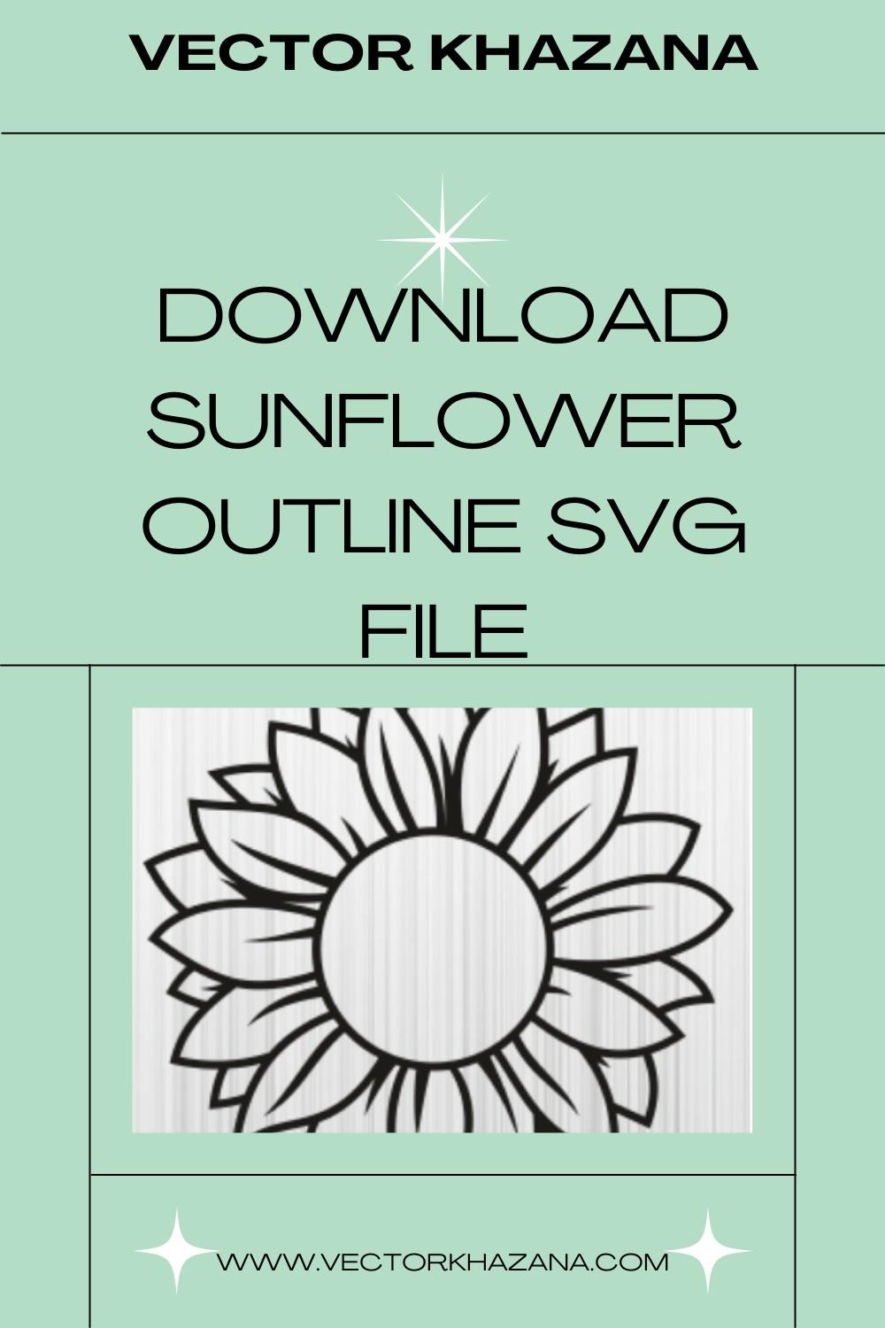 What is Sunflower Outline? by Vector Khazana - Issuu