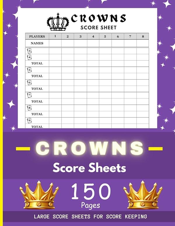 Pdf (read online) Crowns Score Sheets: 150 pages for scorekeeping by ...