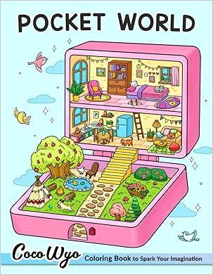 EBOOK Pocket World: Adult Coloring Book with Miniature Worlds inside ...
