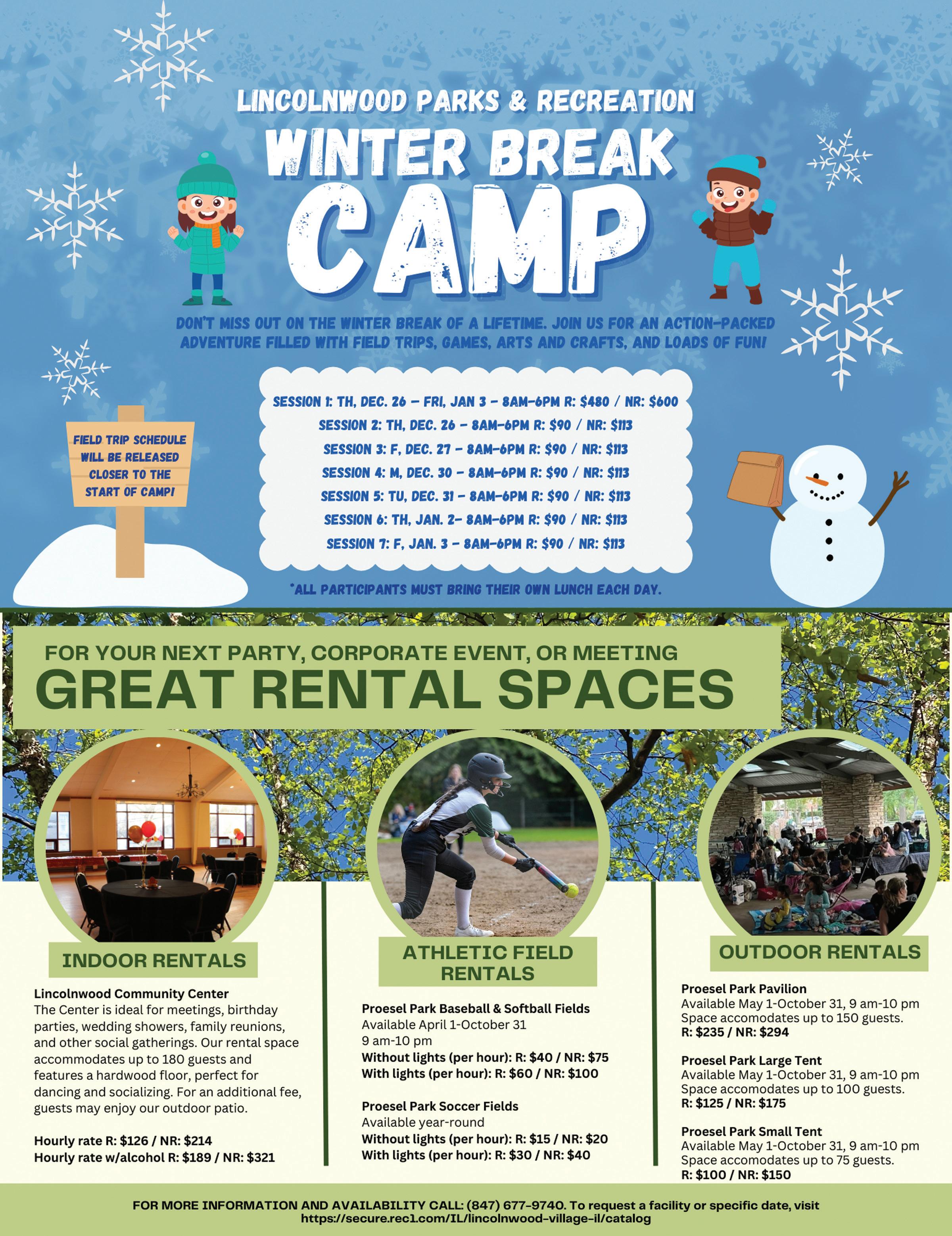 Fall Brochure 2024 by Lincolnwoodrecreation - Issuu