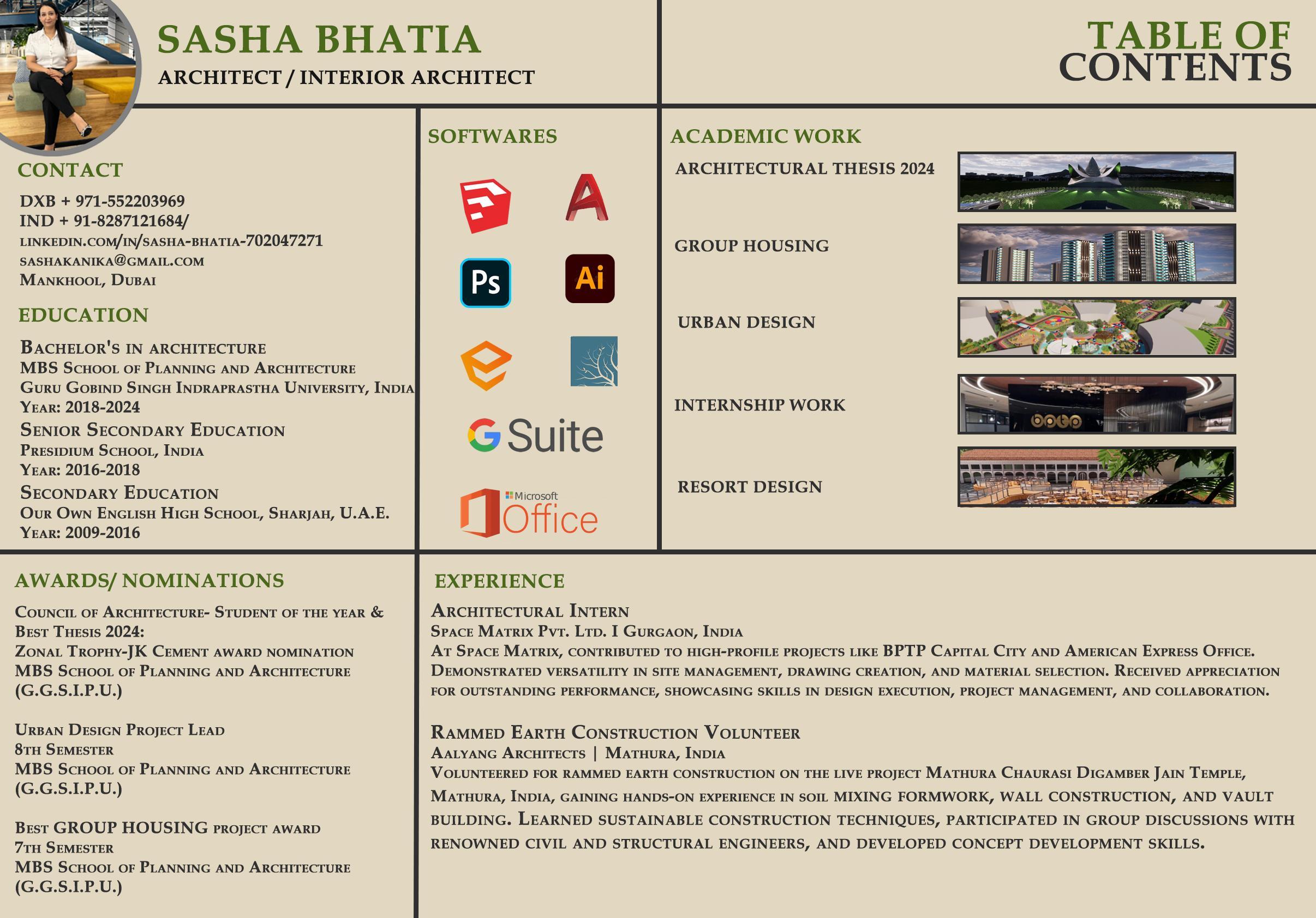 ARCHITECTURE PORTFOLIO by Sasha Bhatia - Issuu