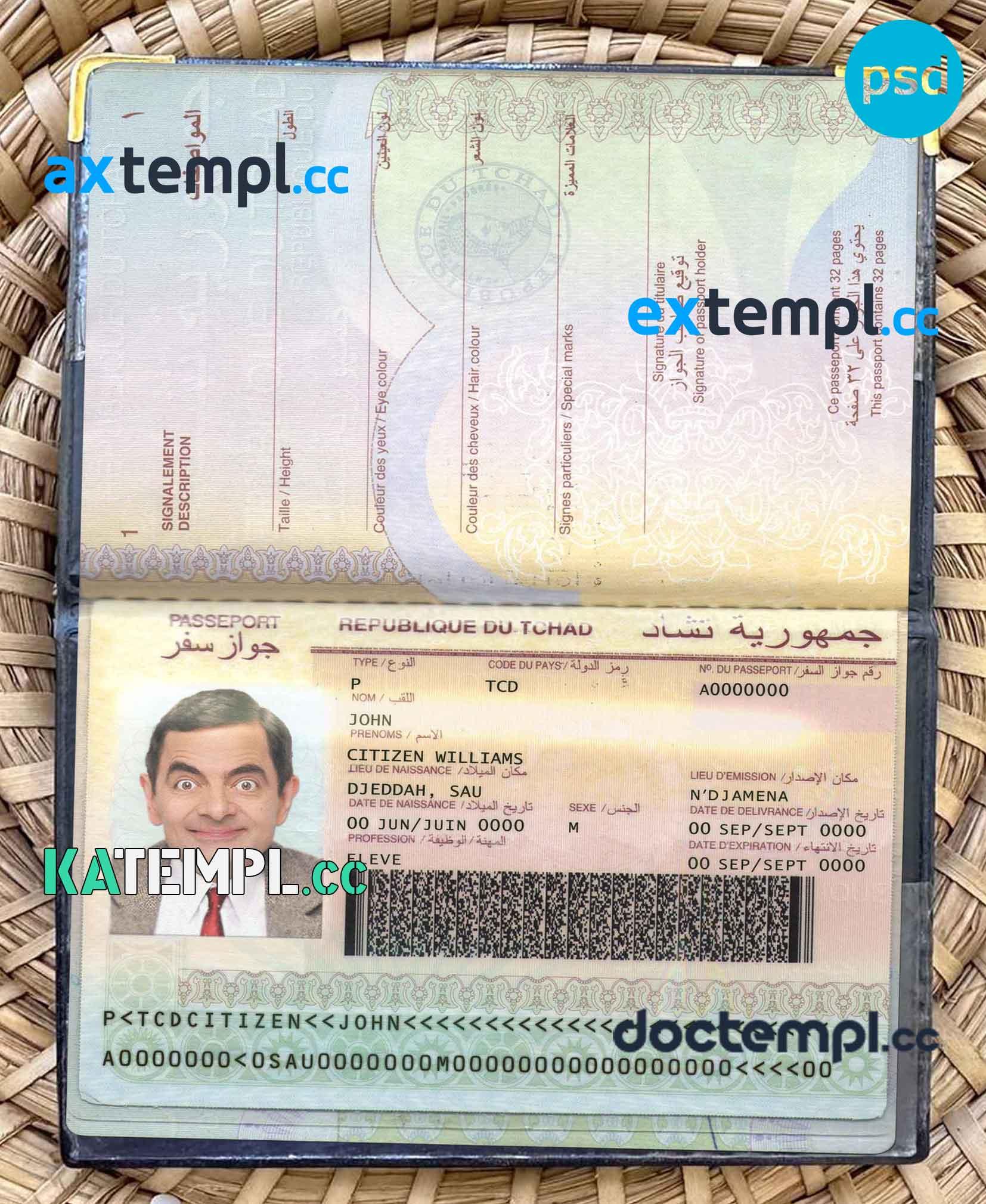 Chad passport photo look by Gotempl Passport photo look templates - Issuu