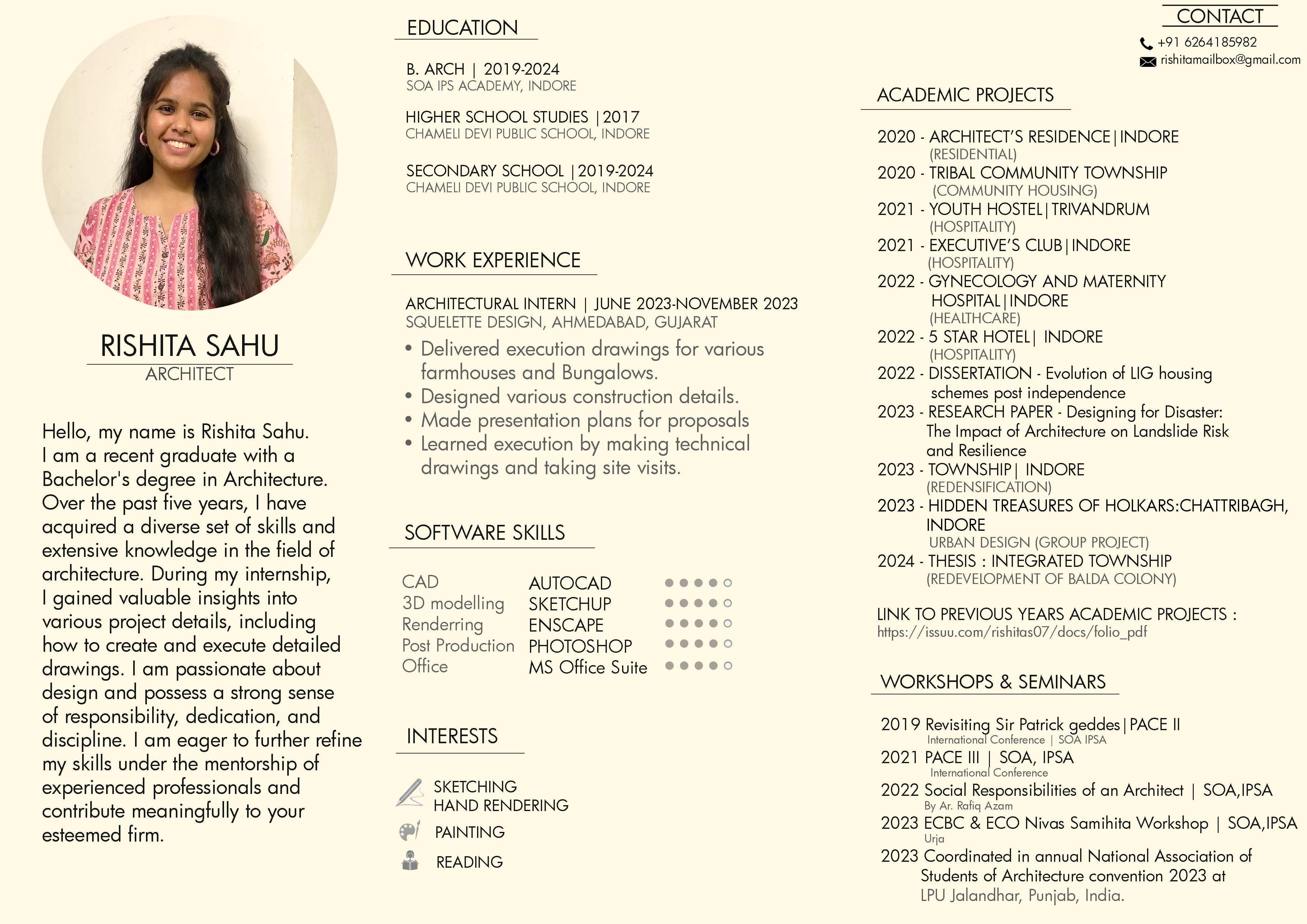 Architectural Portfolio by Rishita Sahu - Issuu