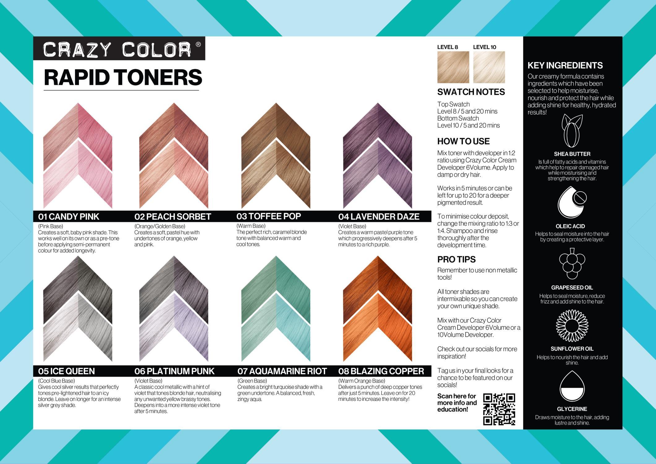 Crazy Color Rapid Toner Cheat Sheet by david17610 - Issuu