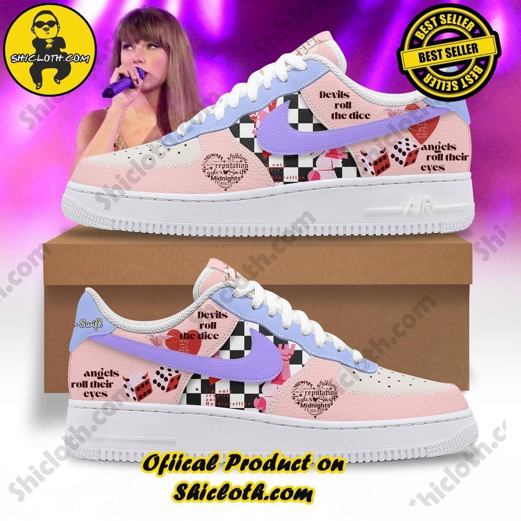 Taylor Swift Angels Roll Their Eyes Premium Air Force 1 Sneaker by ...